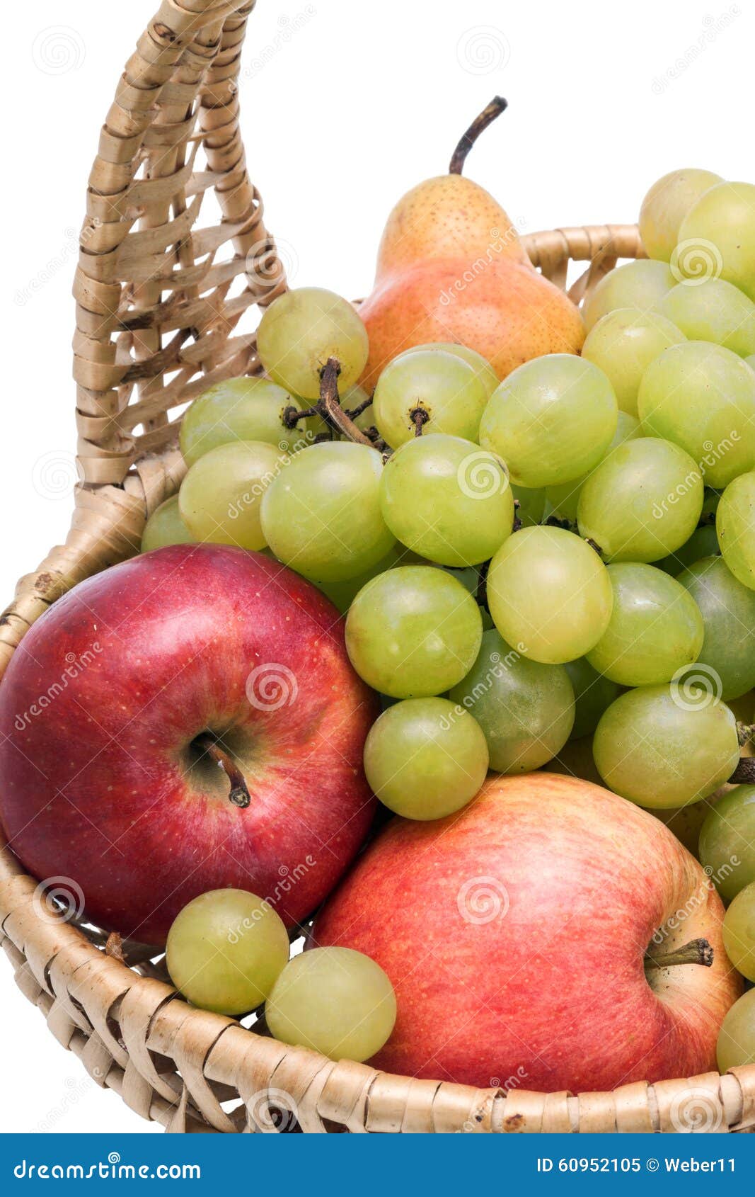 Pottle De Mimbre Con Las Frutas Imagen de archivo - Imagen de sano ...