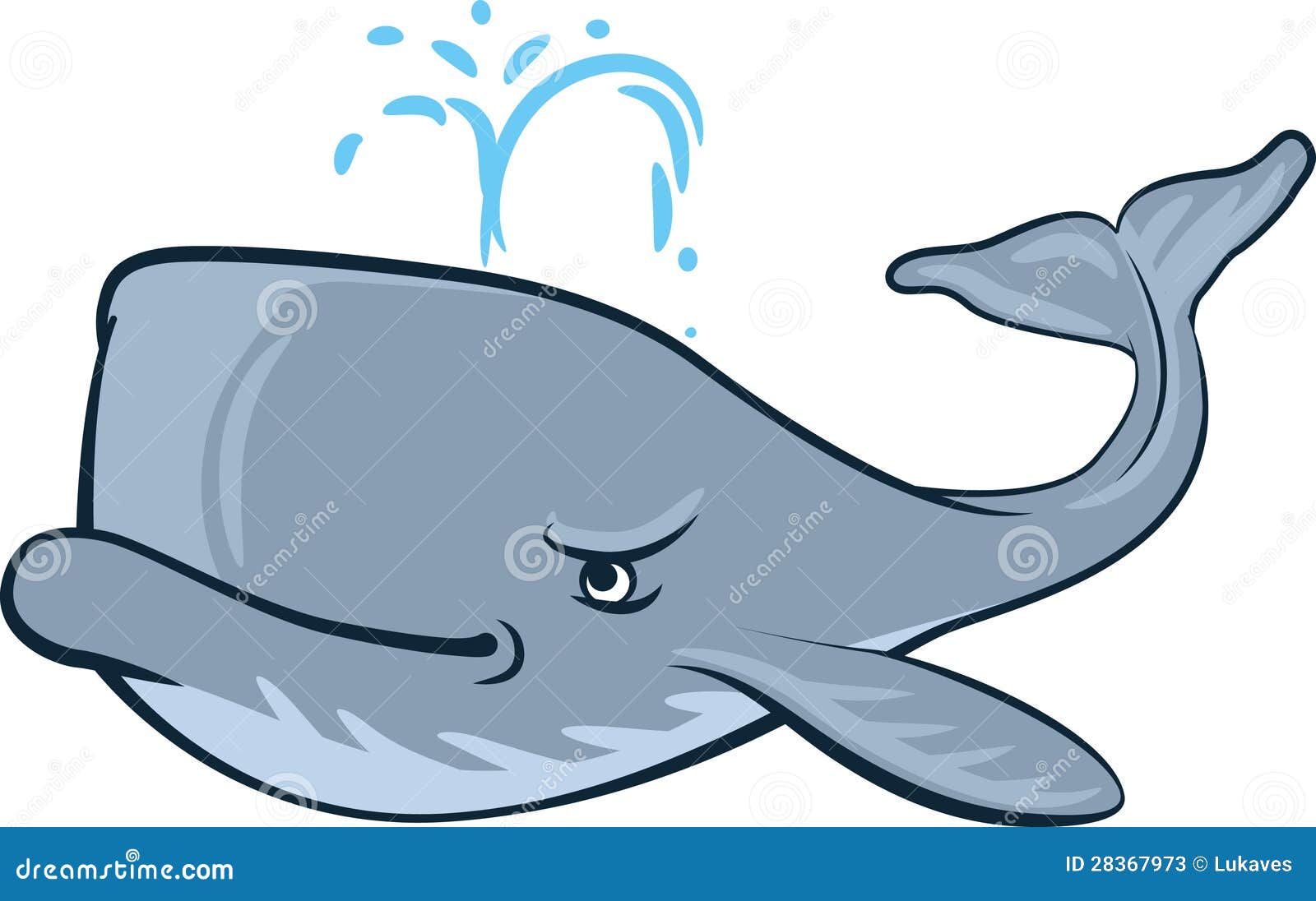 Pottwal vektor abbildung. Illustration von ozean, vektor - 28367973