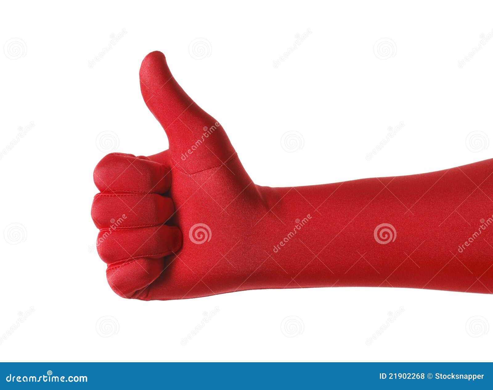 Pouce rouge vers le haut photo stock. Image du positif - 21902268