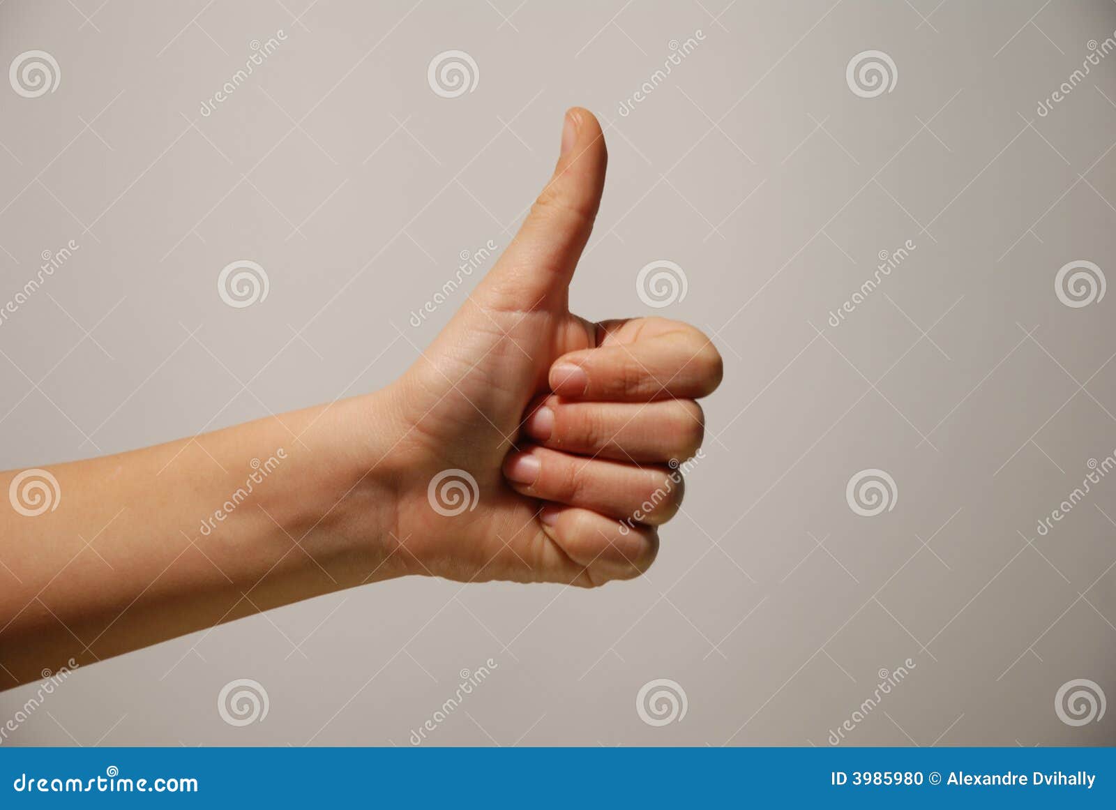 Pouce vers le haut photo stock. Image du excellent, fuselage - 3985980