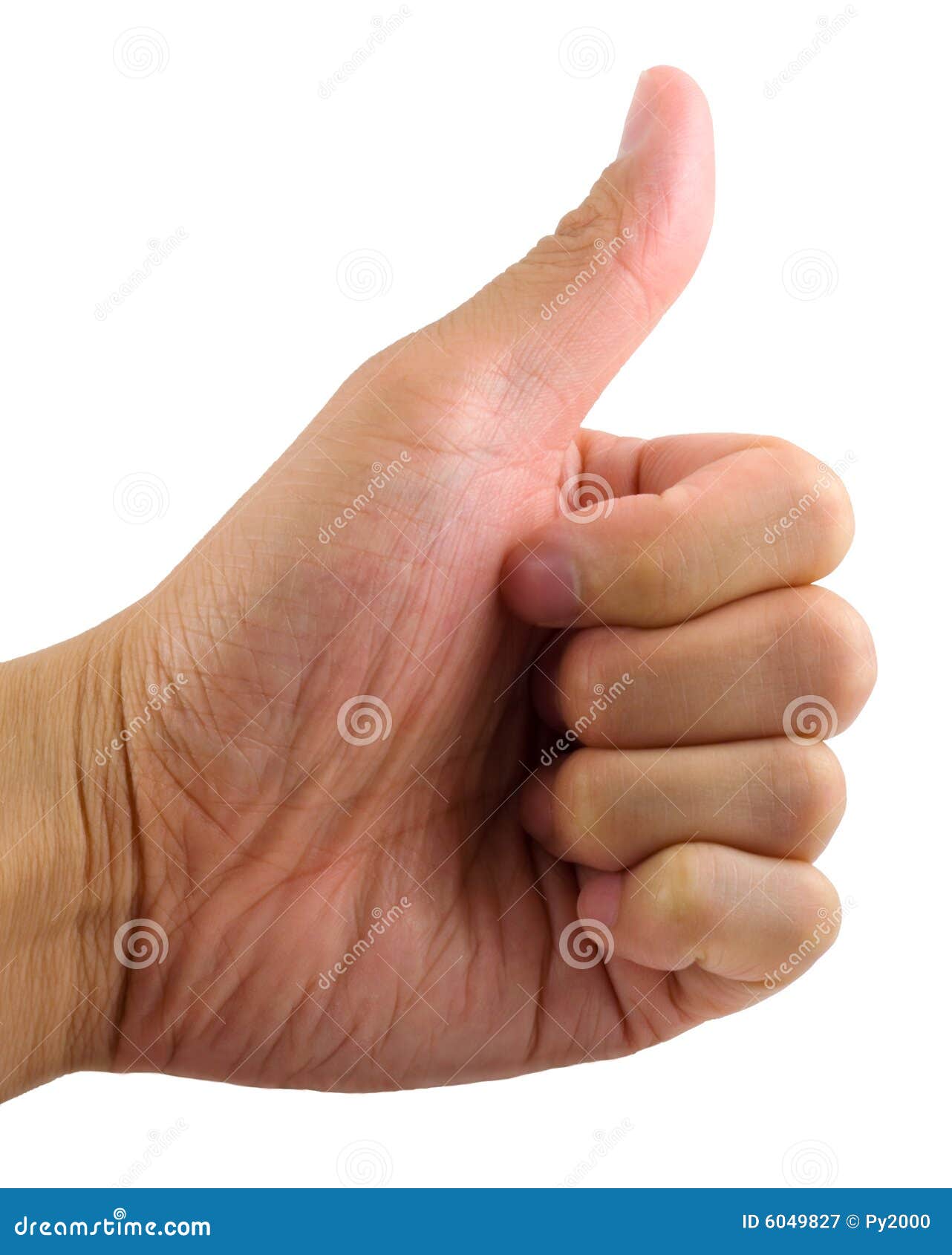 Pouce vers le haut image stock. Image du affirmatif, sens - 6049827