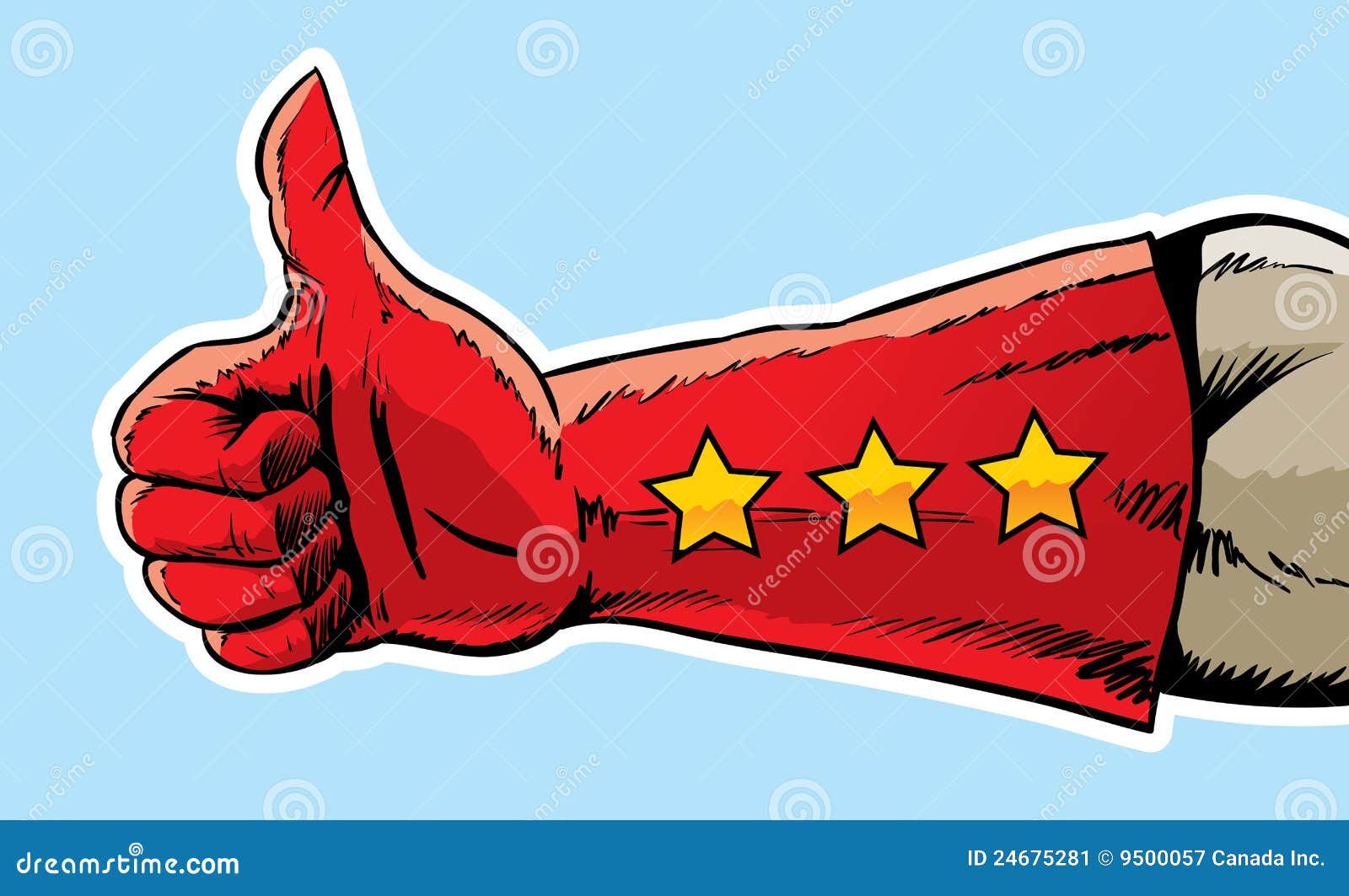 Pouces Superbes Vers Le Haut Illustration de Vecteur - Illustration du ...