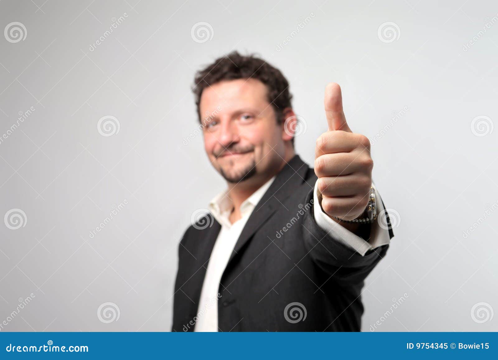 Pouces vers le haut image stock. Image du convenez, verticale - 9754345