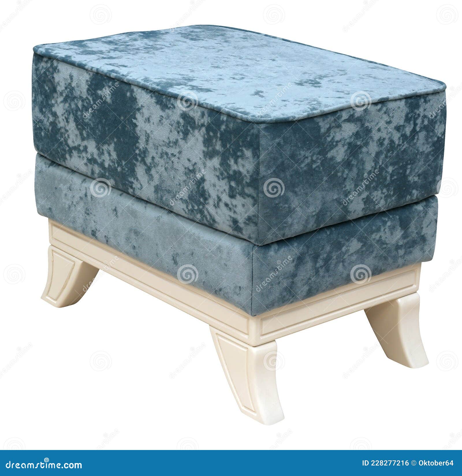 Pouf Isolated on White Background. Including Clipping Path Stock Photo ...