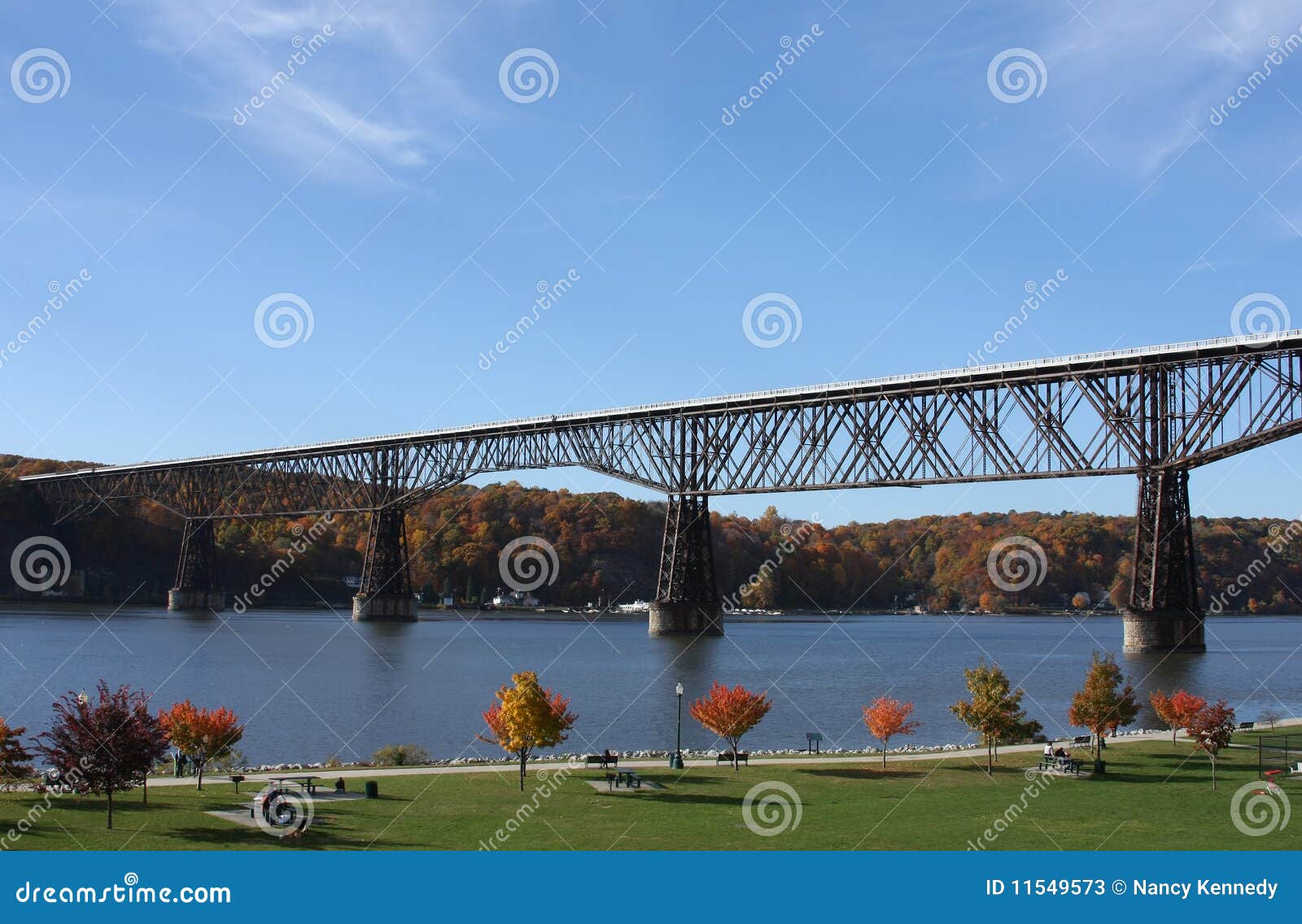 Walkway Over The Hudson, Also Known As The Poughkeepsie Railroad Bridge ...