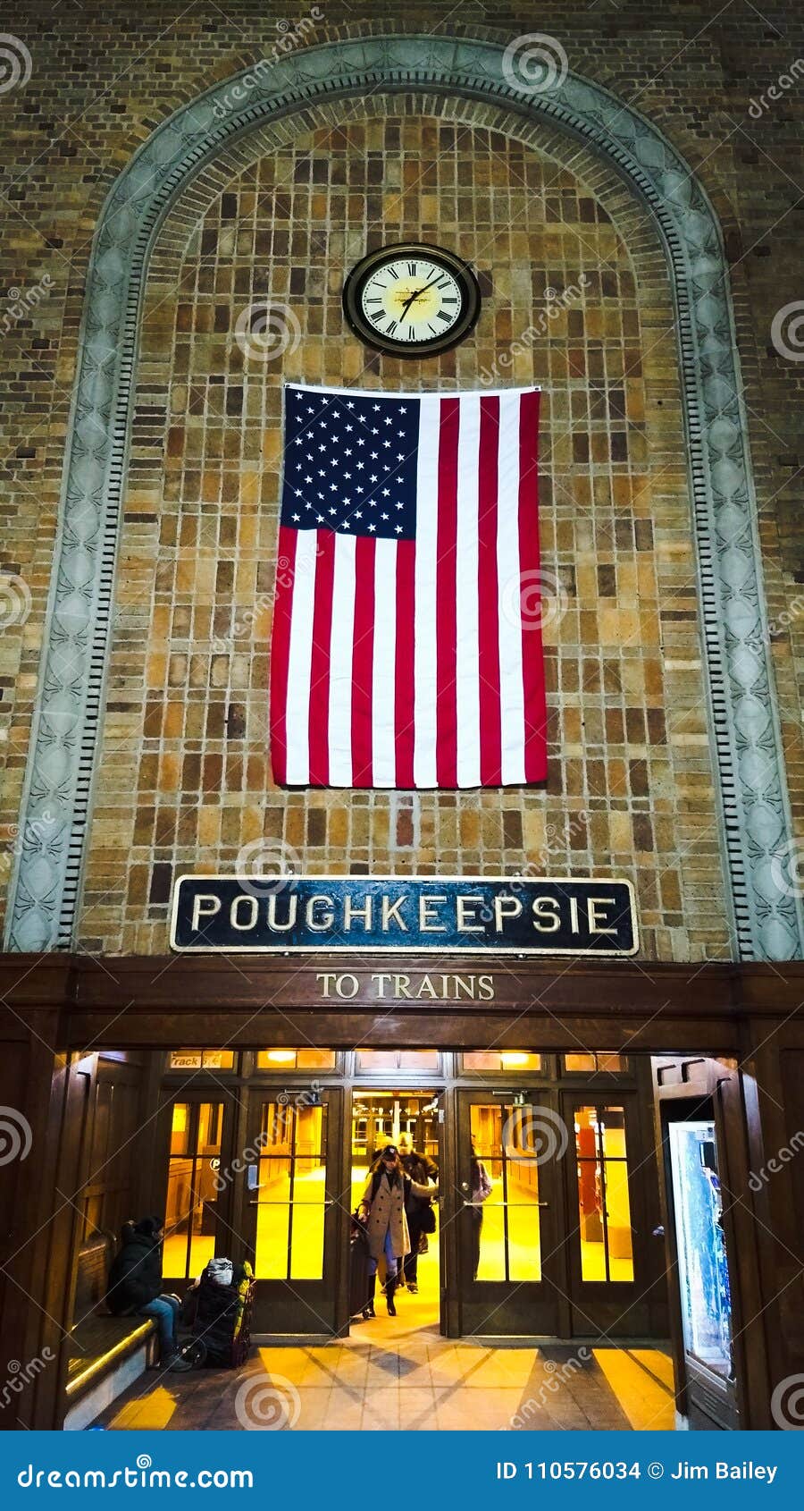 Poughkeepsie Station editorial stock image. Image of station - 110576034