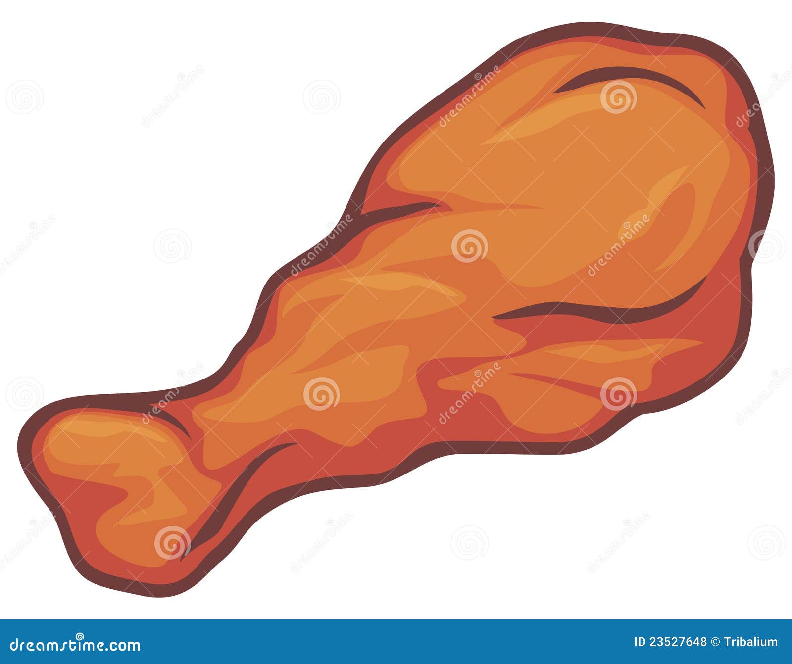 Poulet illustration de vecteur. Illustration du pilon - 23527648