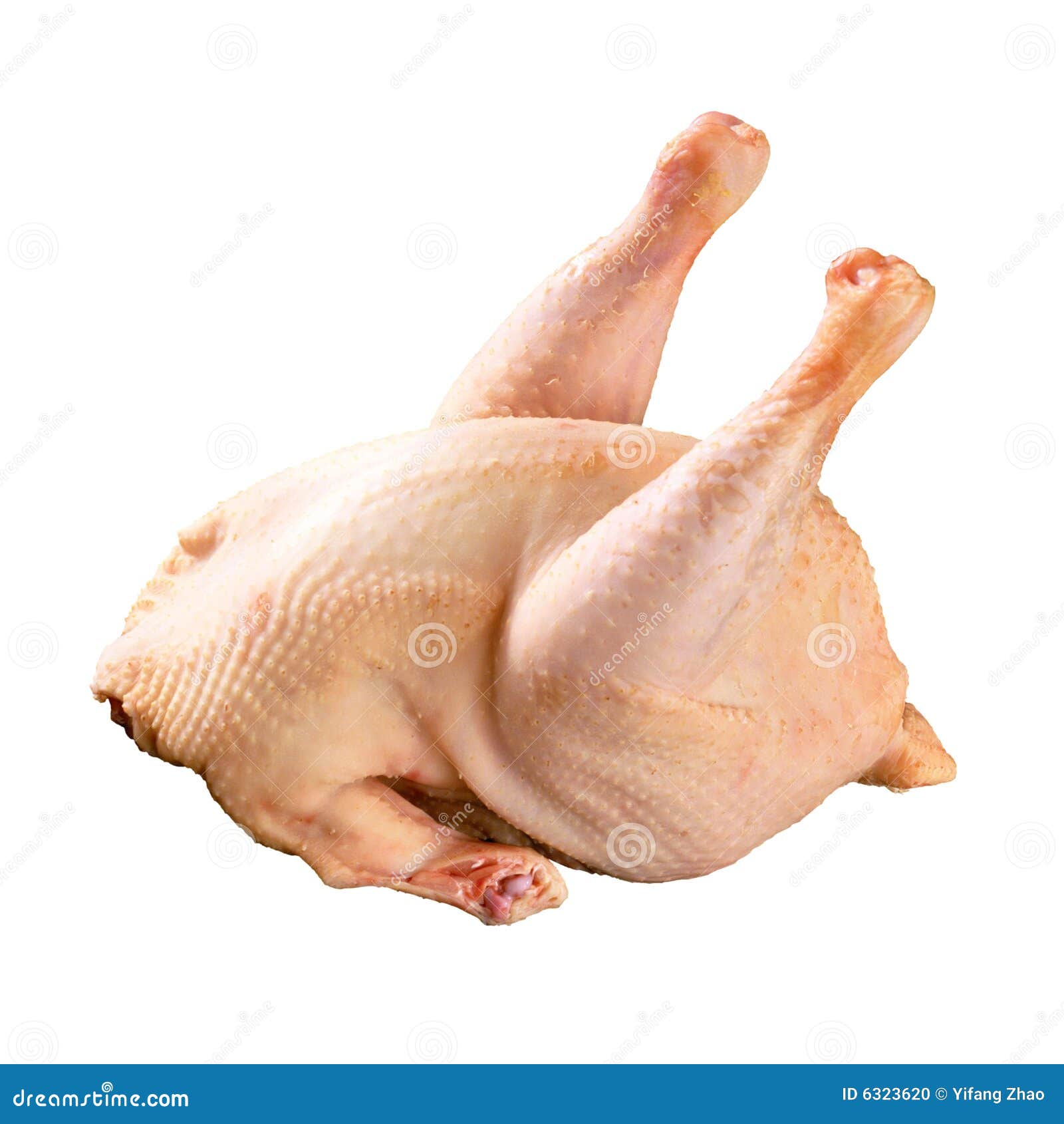 Poulet cru photo stock. Image du restauration, isolement - 6323620