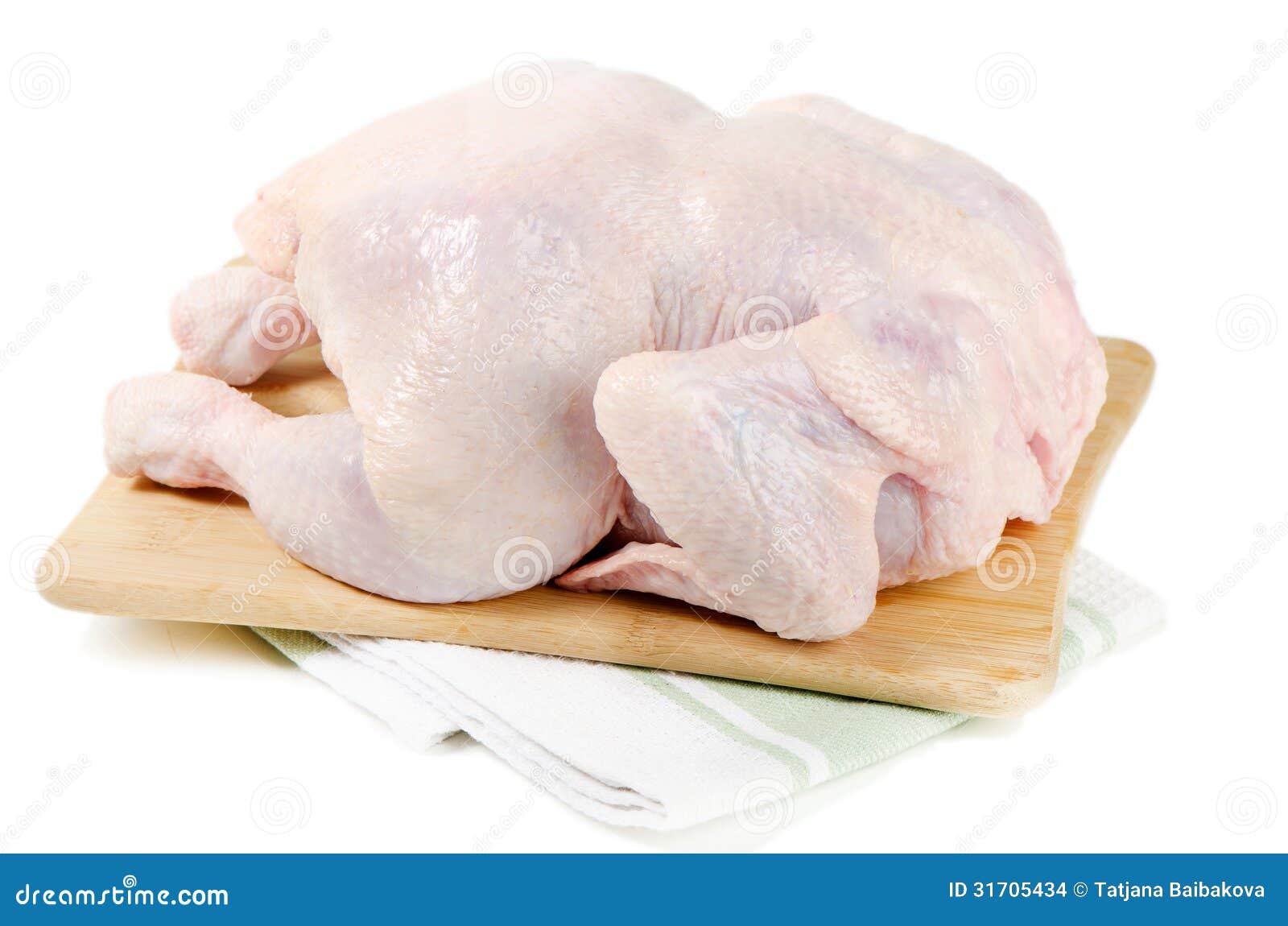 Poulet cru entier photo stock. Image du nourriture, dîner - 31705434