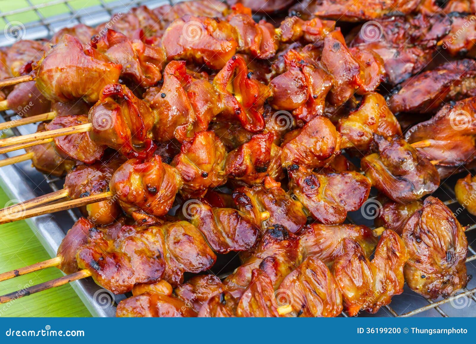 Poulet grillé, gésier photo stock. Image of poulet, coeur - 36199200