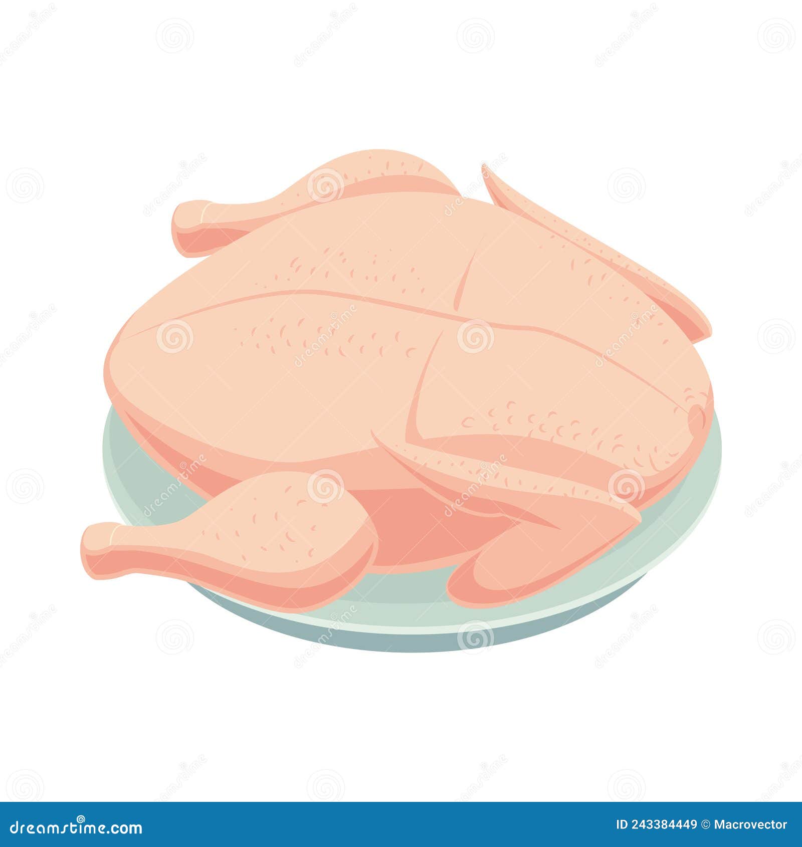Broiler Chicken Vector Logo Or Symbol | CartoonDealer.com #52475410