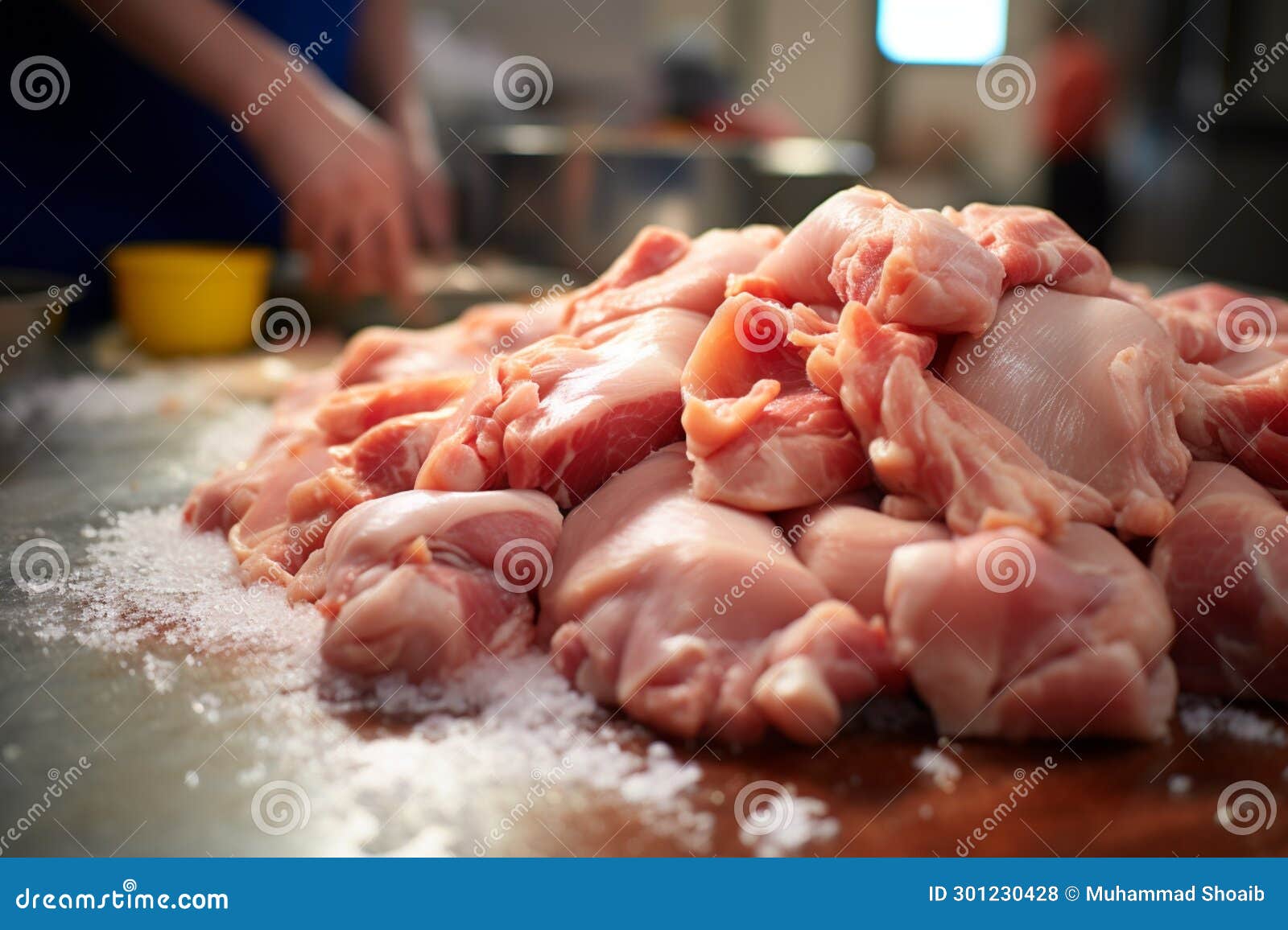 Poultry Processing Stages of Chicken Meat Production Stock Illustration ...