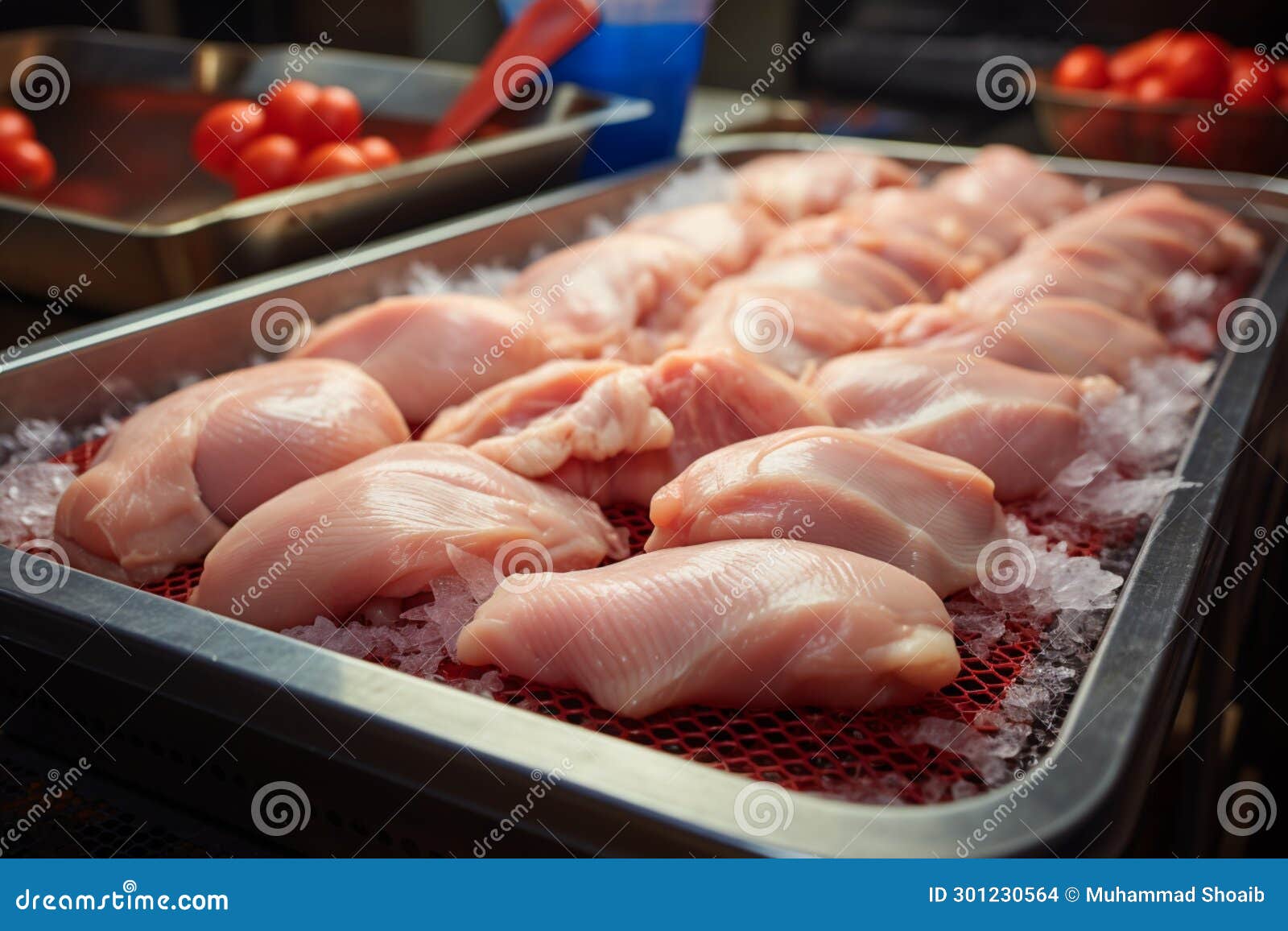 Poultry Processing Stages of Chicken Meat Production Stock Illustration ...