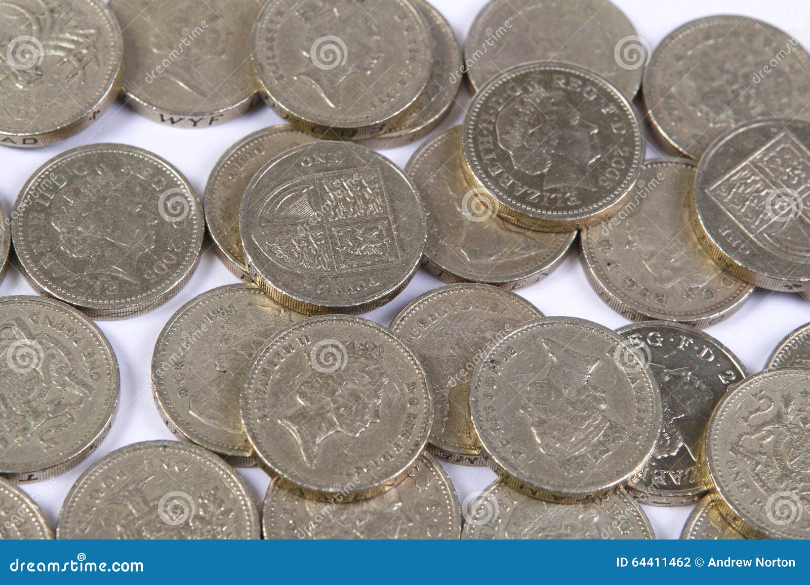 Pound coins editorial photography. Image of coins, interest - 64411462