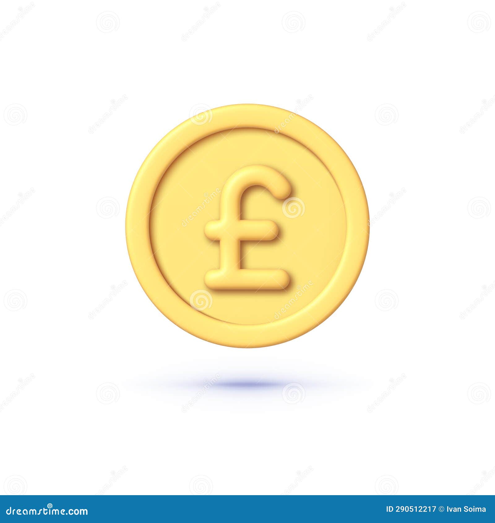 Pound 3d, Great Design for Any Purposes. Isolated Vector Illustration ...