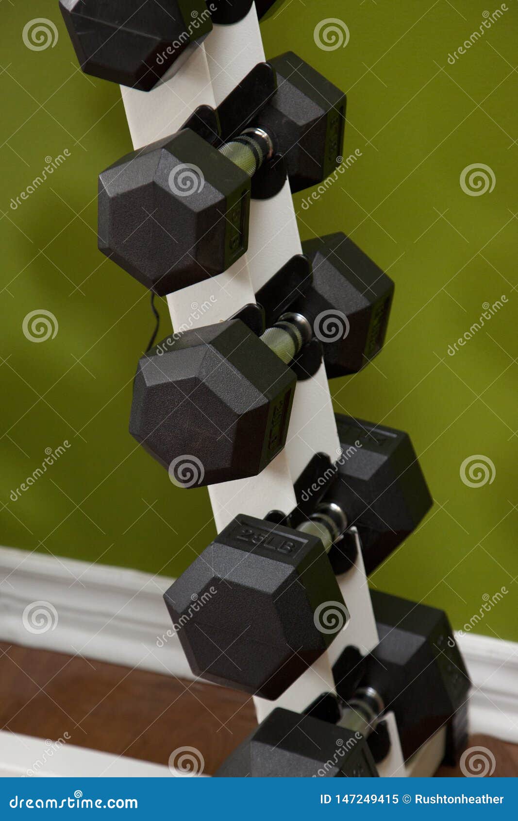 Close up stack of dumbells stock image. Image of lifting - 147249415