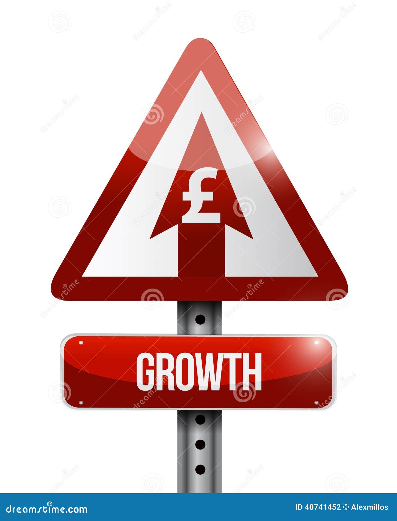 Pound Growth Statistics Symbol Design Royalty-Free Stock Photography ...