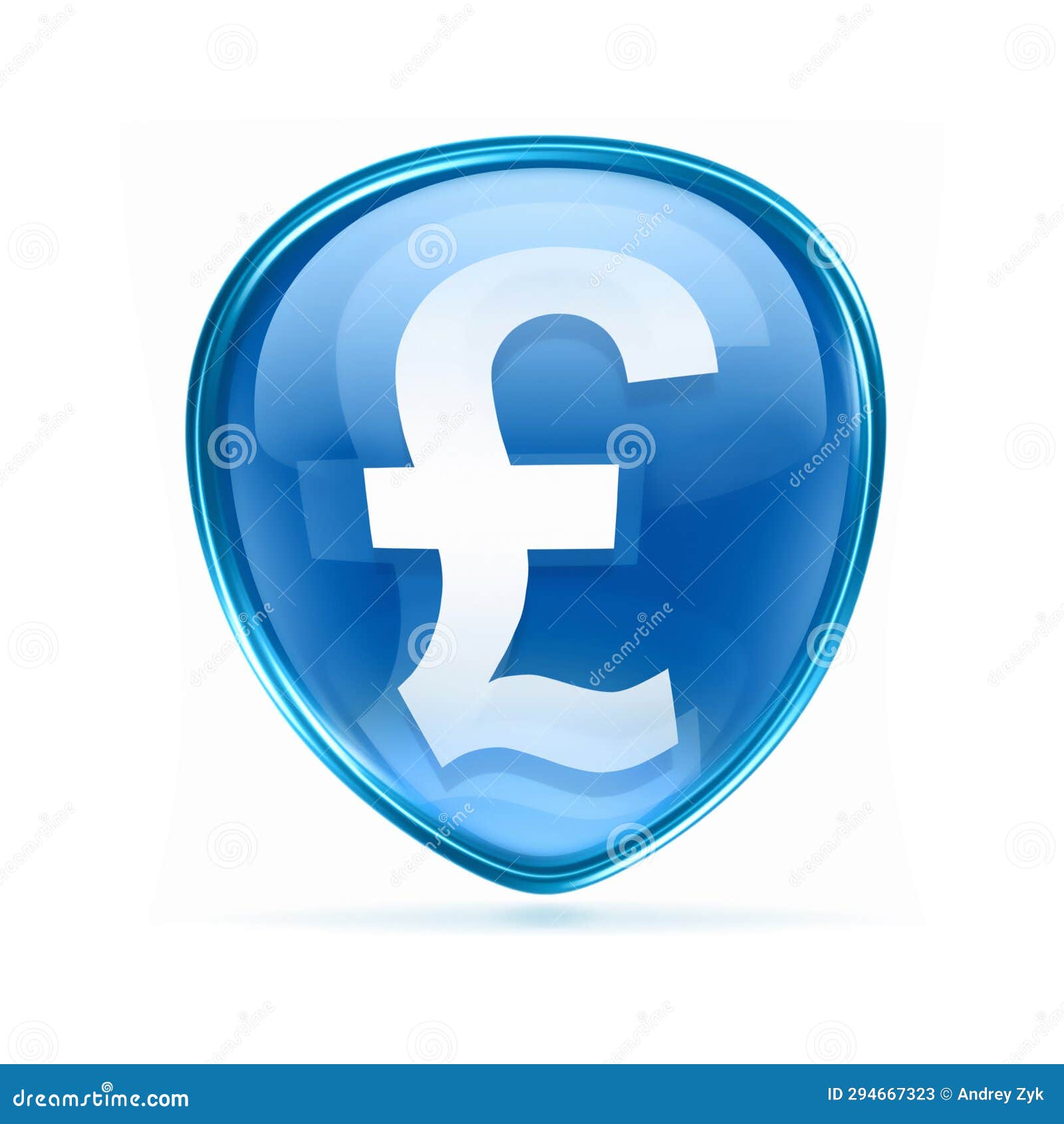 Pound icon blue. stock illustration. Illustration of finance - 294667323