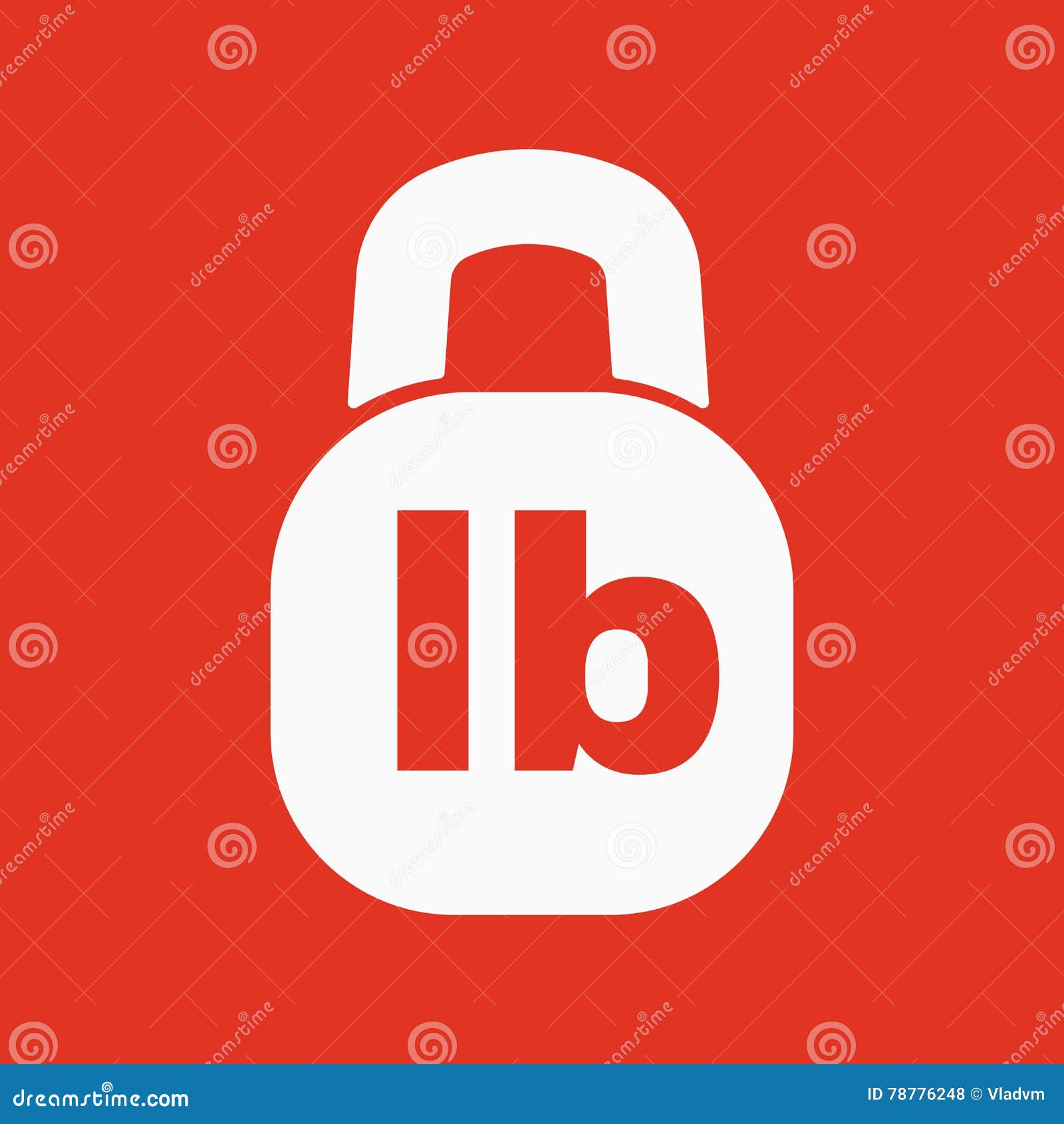 The Pound Icon. Lb and Weight Symbol Stock Vector - Illustration of ...