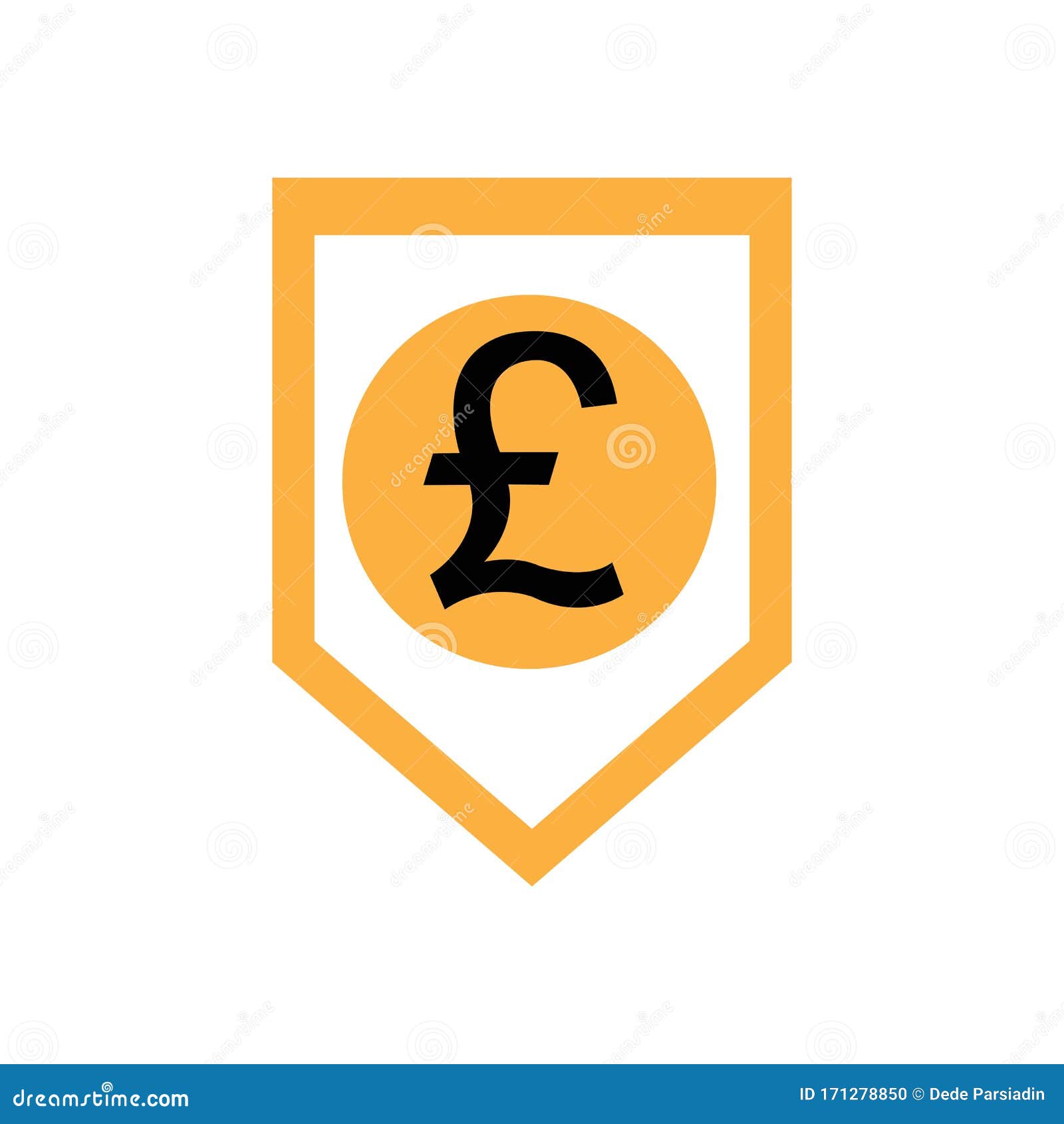 Pound Money Vector Icon Illustration Design Template - Vector Stock ...