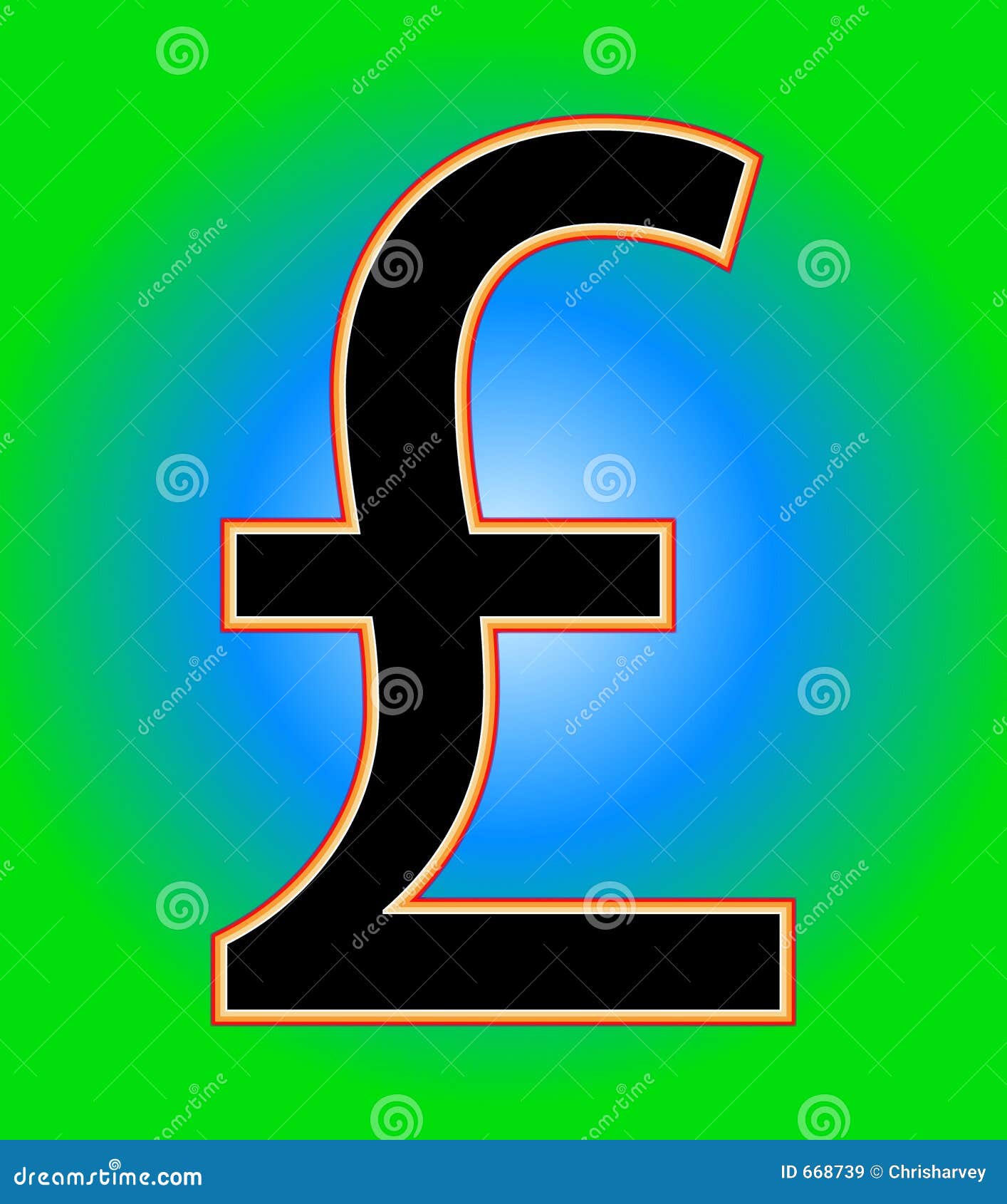 Pound Sign 3 stock illustration. Illustration of bankruptcy - 668739
