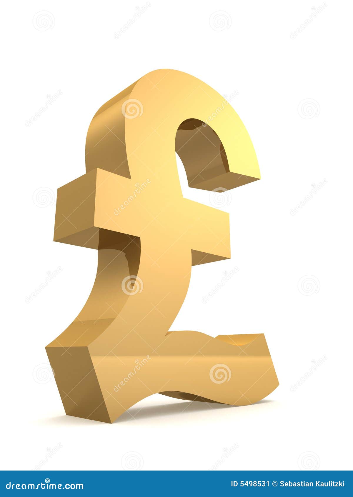 Red Pound Sign Around Another Currency Signs. Stock Photography ...