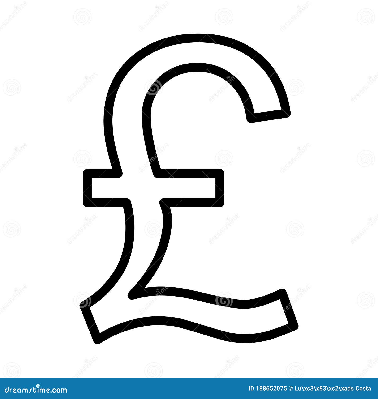 Pound sign illustration stock illustration. Illustration of british ...