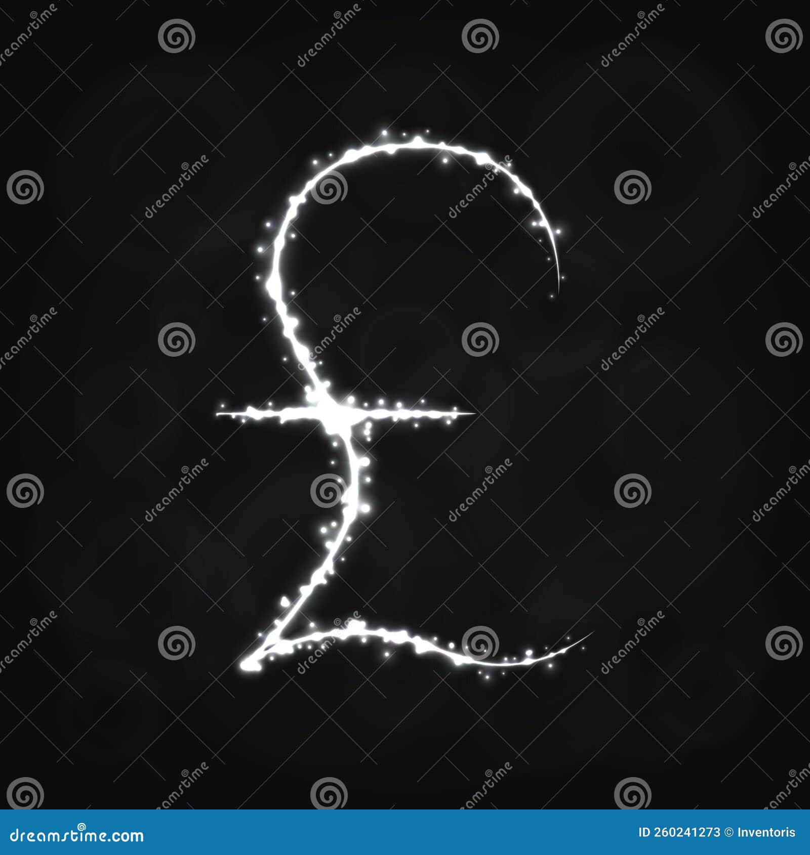 Pound Sign Silhouette of Lights Stock Vector - Illustration of design ...