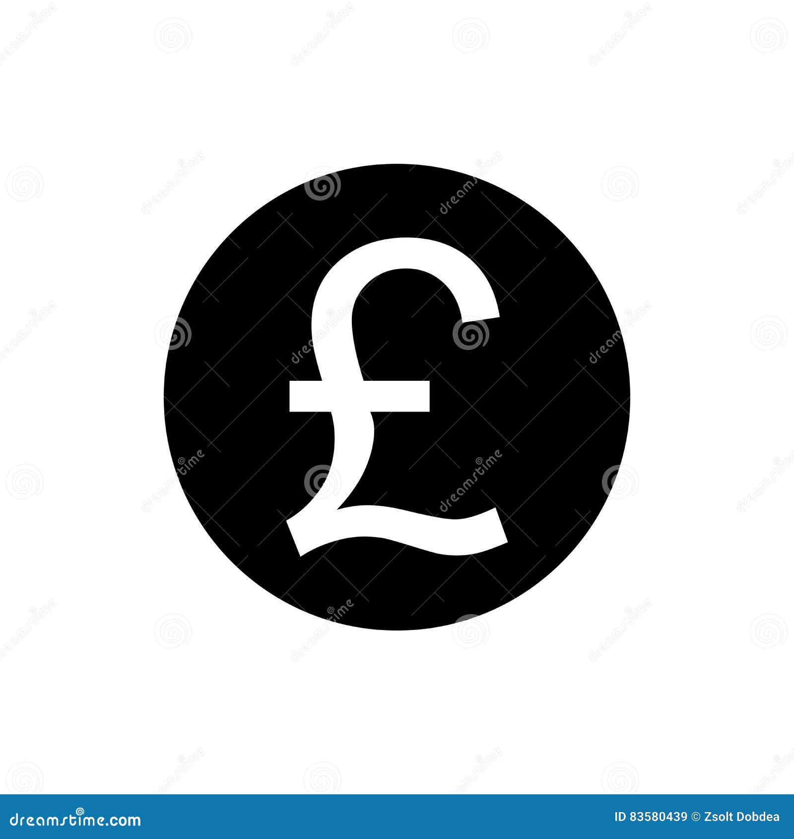 Pound sign vector design stock vector. Illustration of finance - 83580439