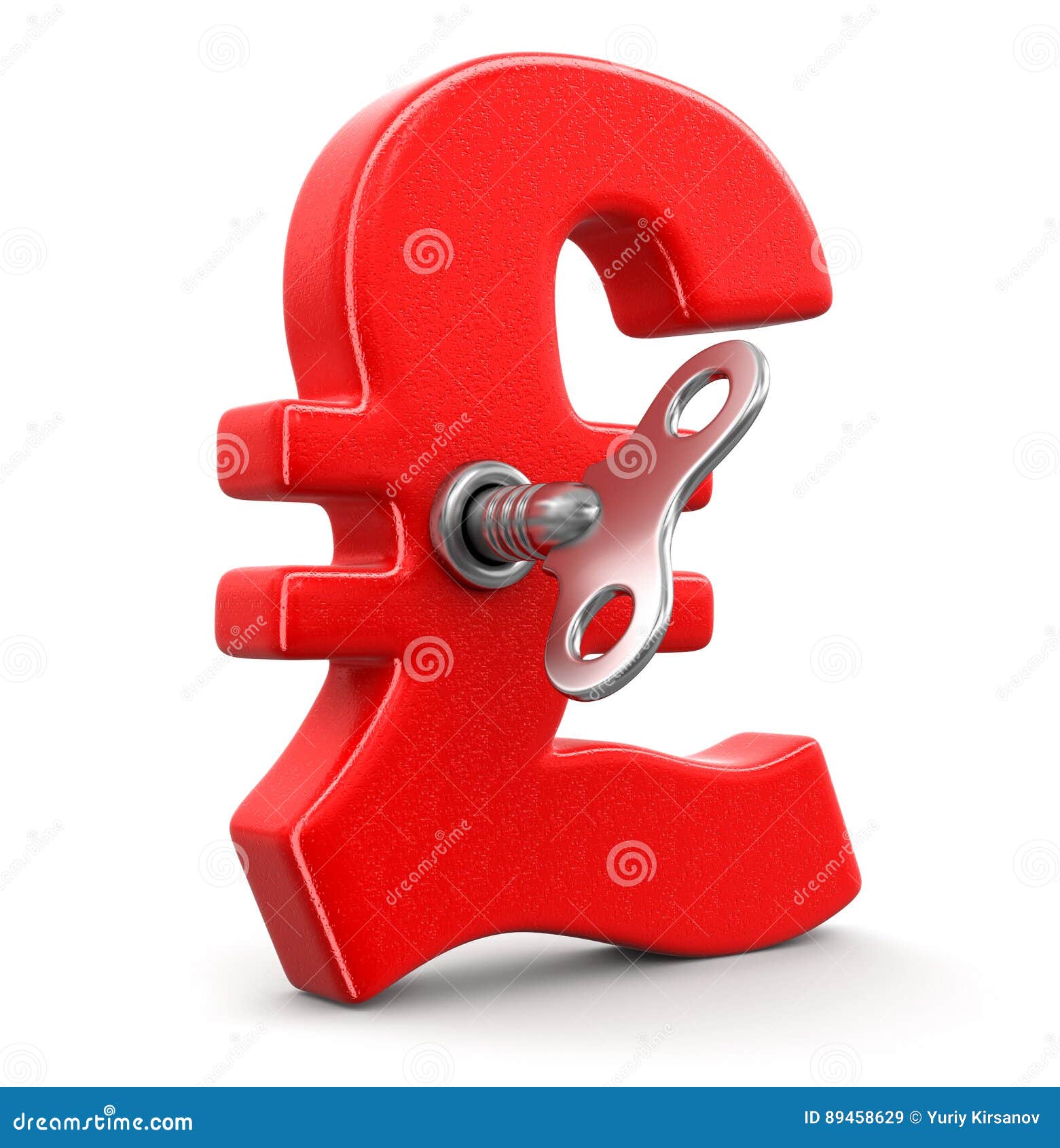 Pound Sign with Winding Key Stock Illustration - Illustration of hours ...