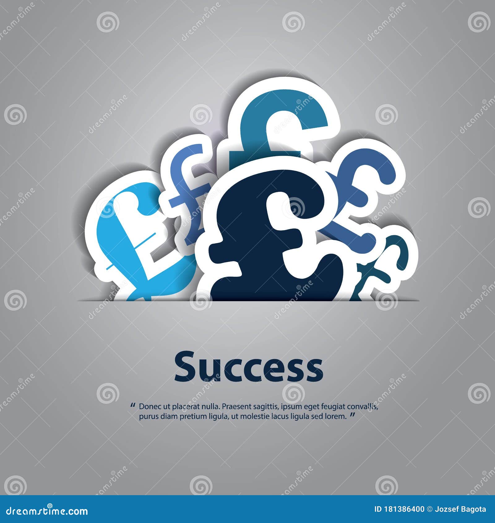Pound Signs Design Concept stock vector. Illustration of card - 181386400