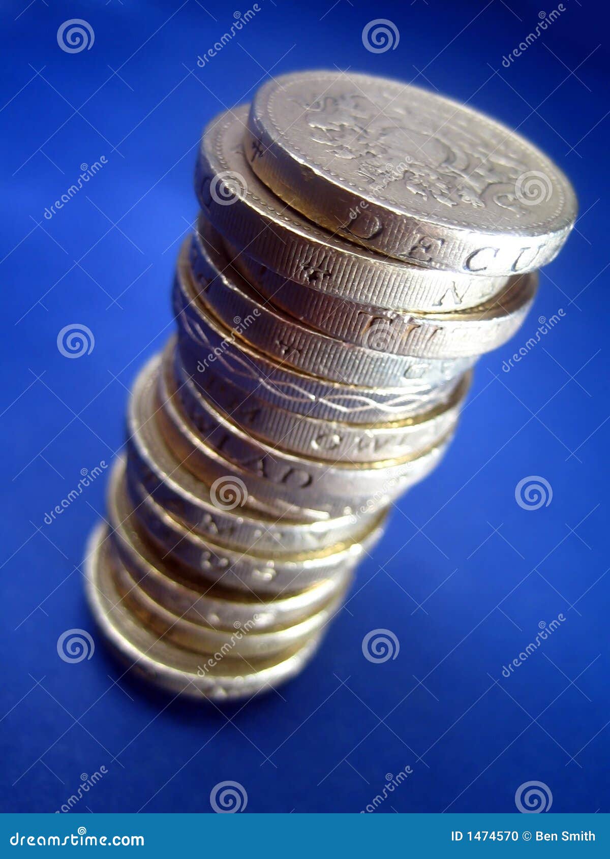 Pound stack stock photo. Image of white, isolated, closeup - 1474570