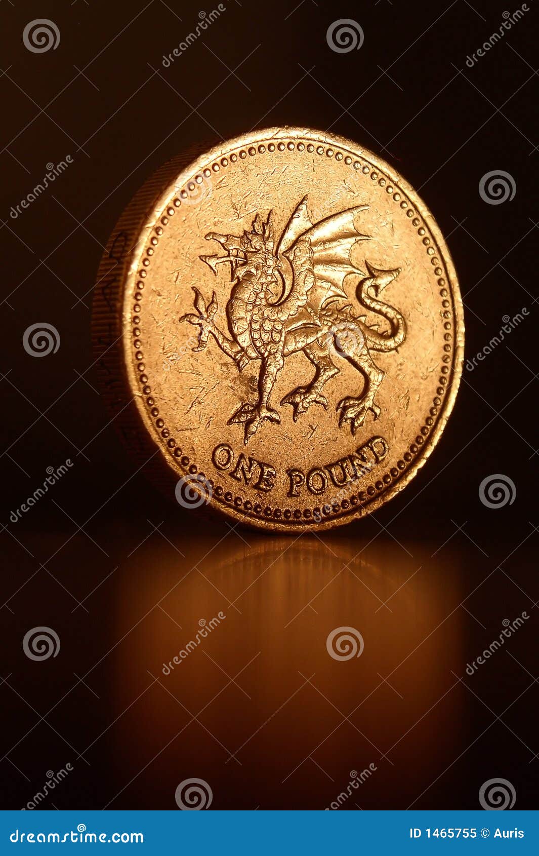 Pound sterling stock image. Image of pound, dragon, gold - 1465755