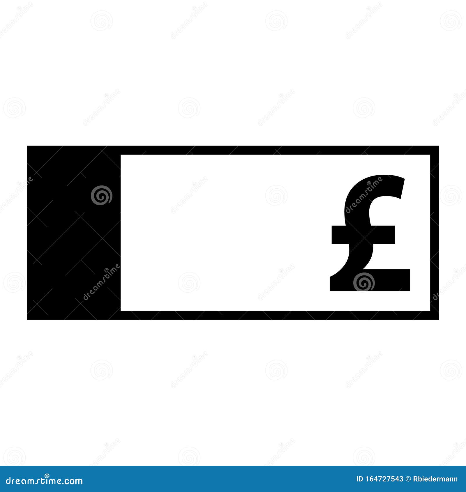 Pound Sterling and Banknote Stock Vector - Illustration of plate ...