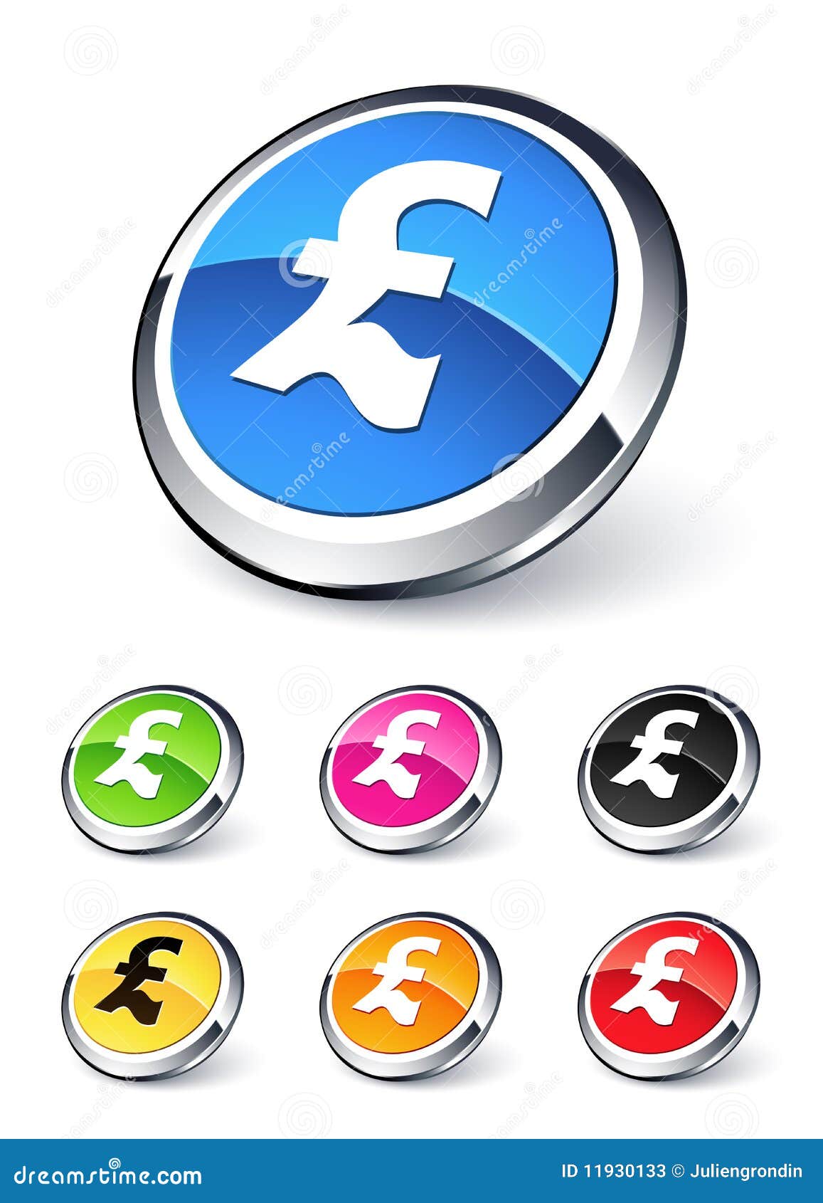 Pound sterling icon stock vector. Illustration of currency - 11930133