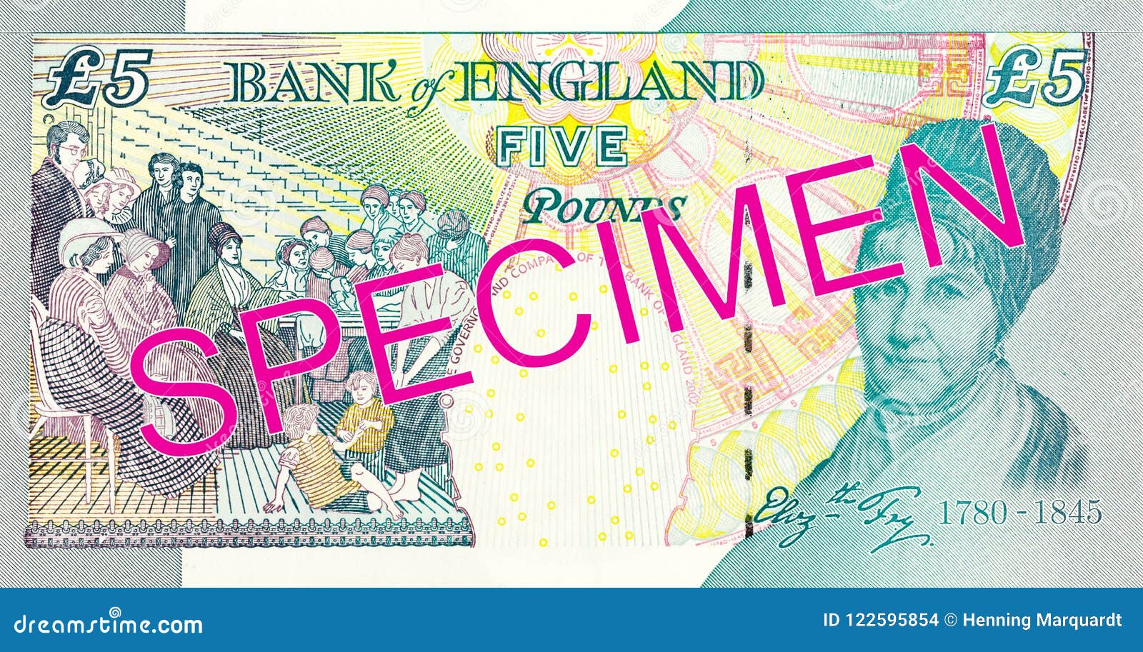 5 Pound Sterling Note Reverse Editorial Stock Image - Image of ...