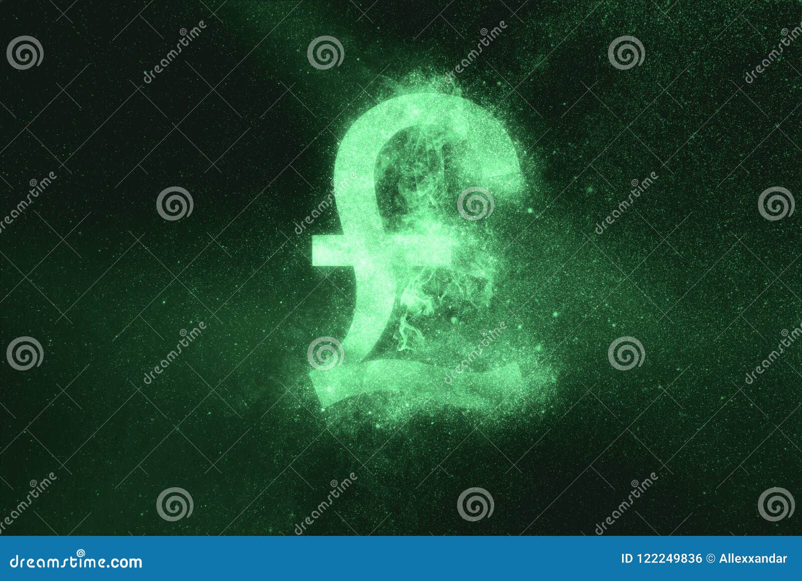 Pound Sterling Sign, Pound Sterling Symbol. Green Symbol Stock Photo ...