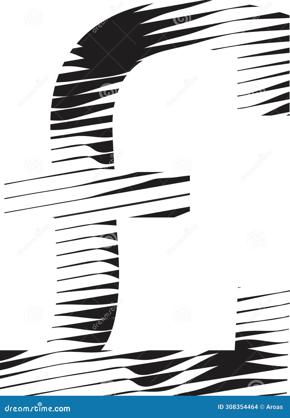 Pound Symbol with Stripe Motion Line Logo Stock Vector - Illustration ...