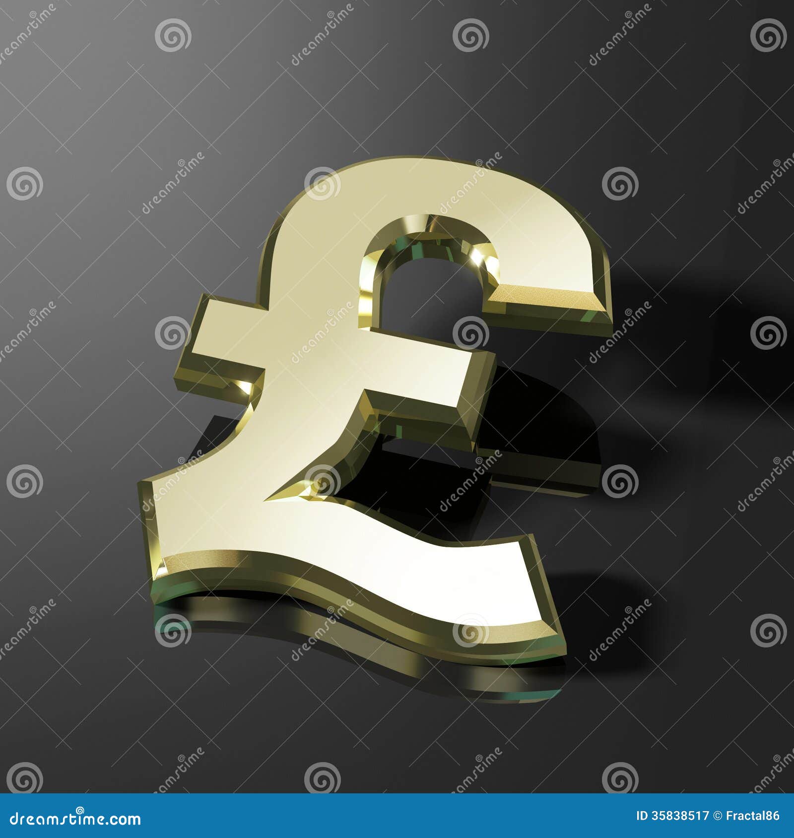 British Pound Symbol Written