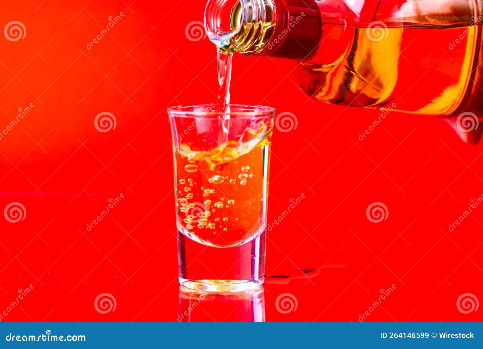 Pour alcohol into a glass stock image. Image of food - 264146599