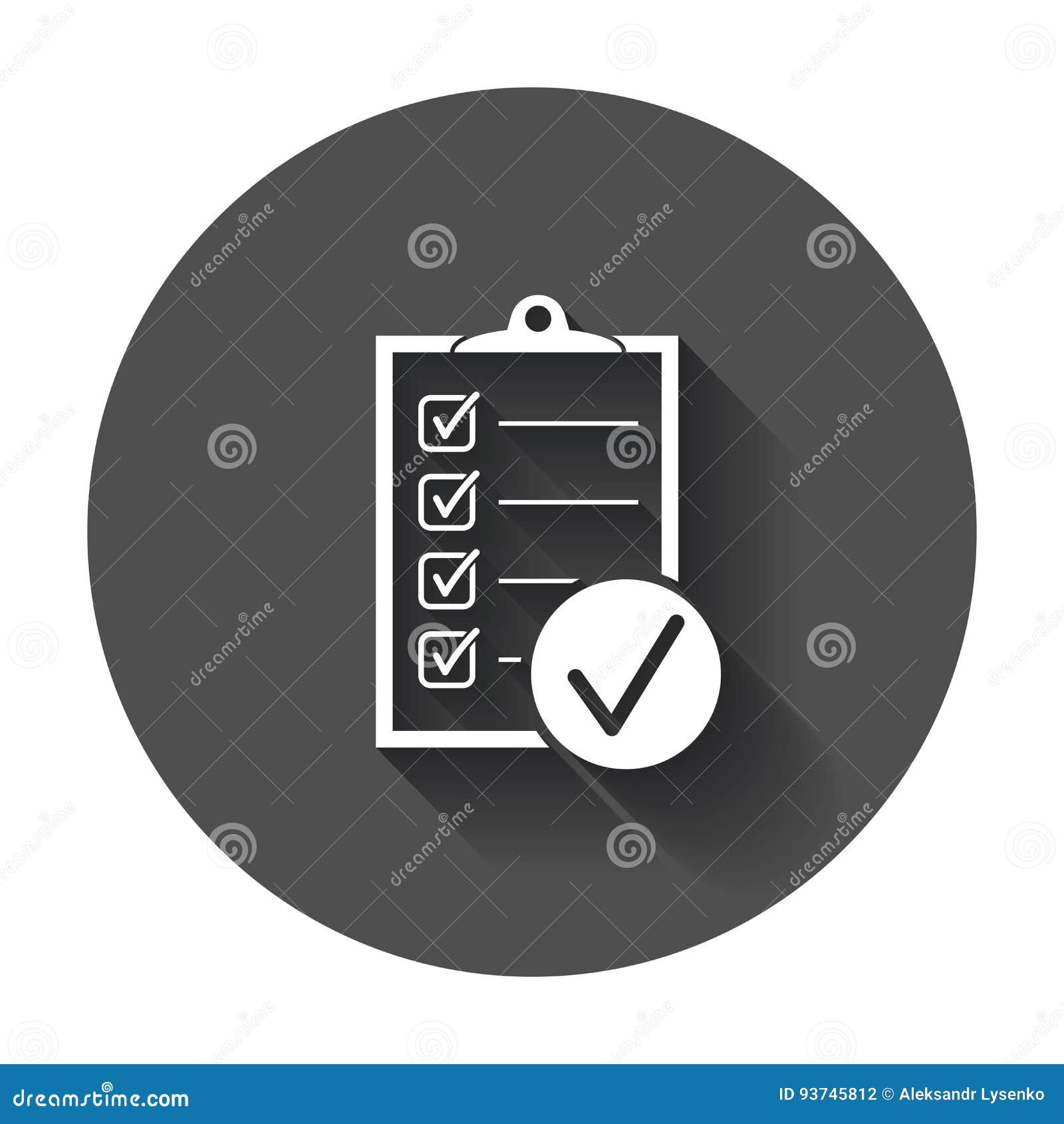 Pour Faire L'icône De Liste Illustration de Vecteur - Illustration du ...