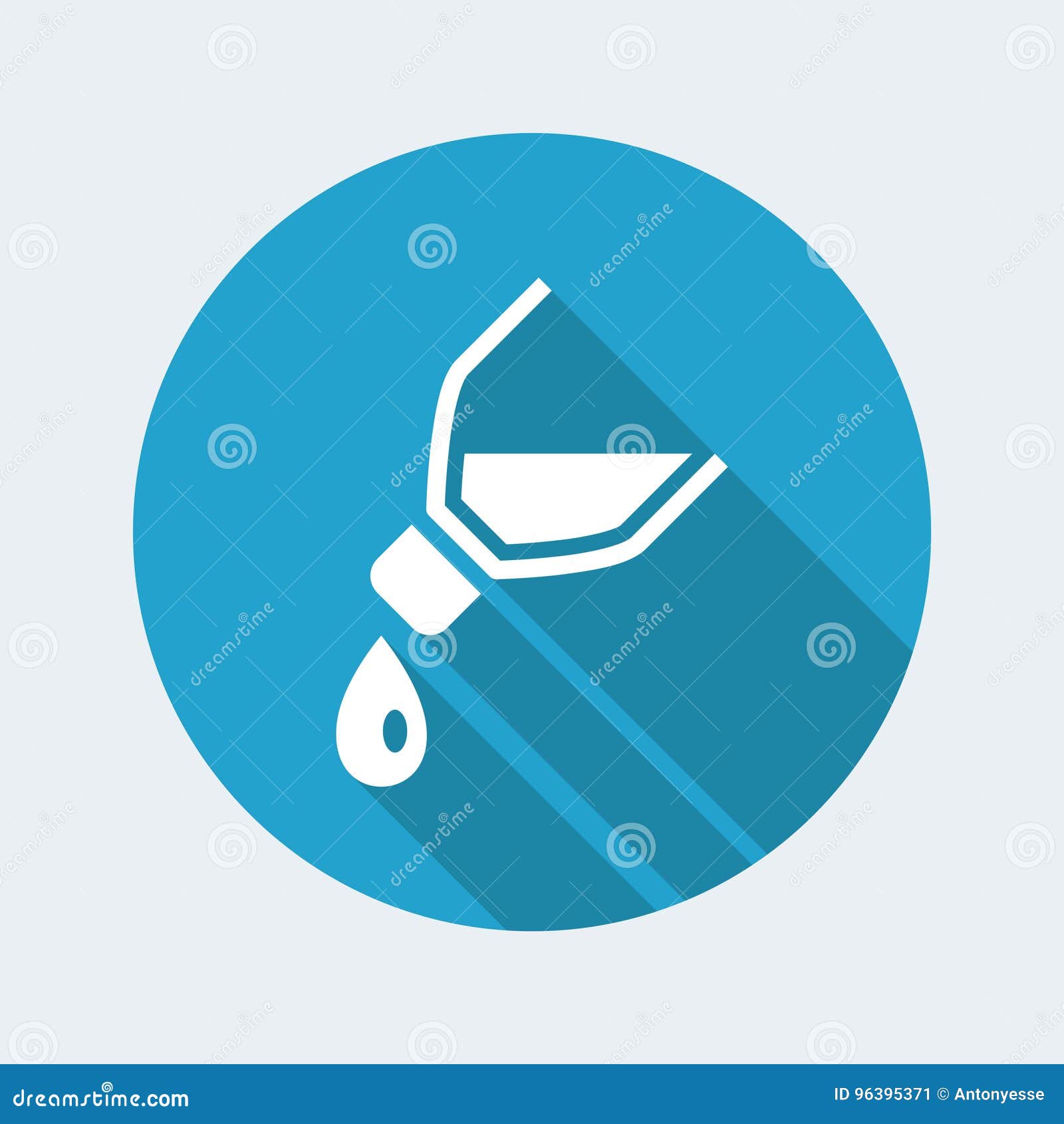 Pour icon stock vector. Illustration of liquid, vector - 96395371