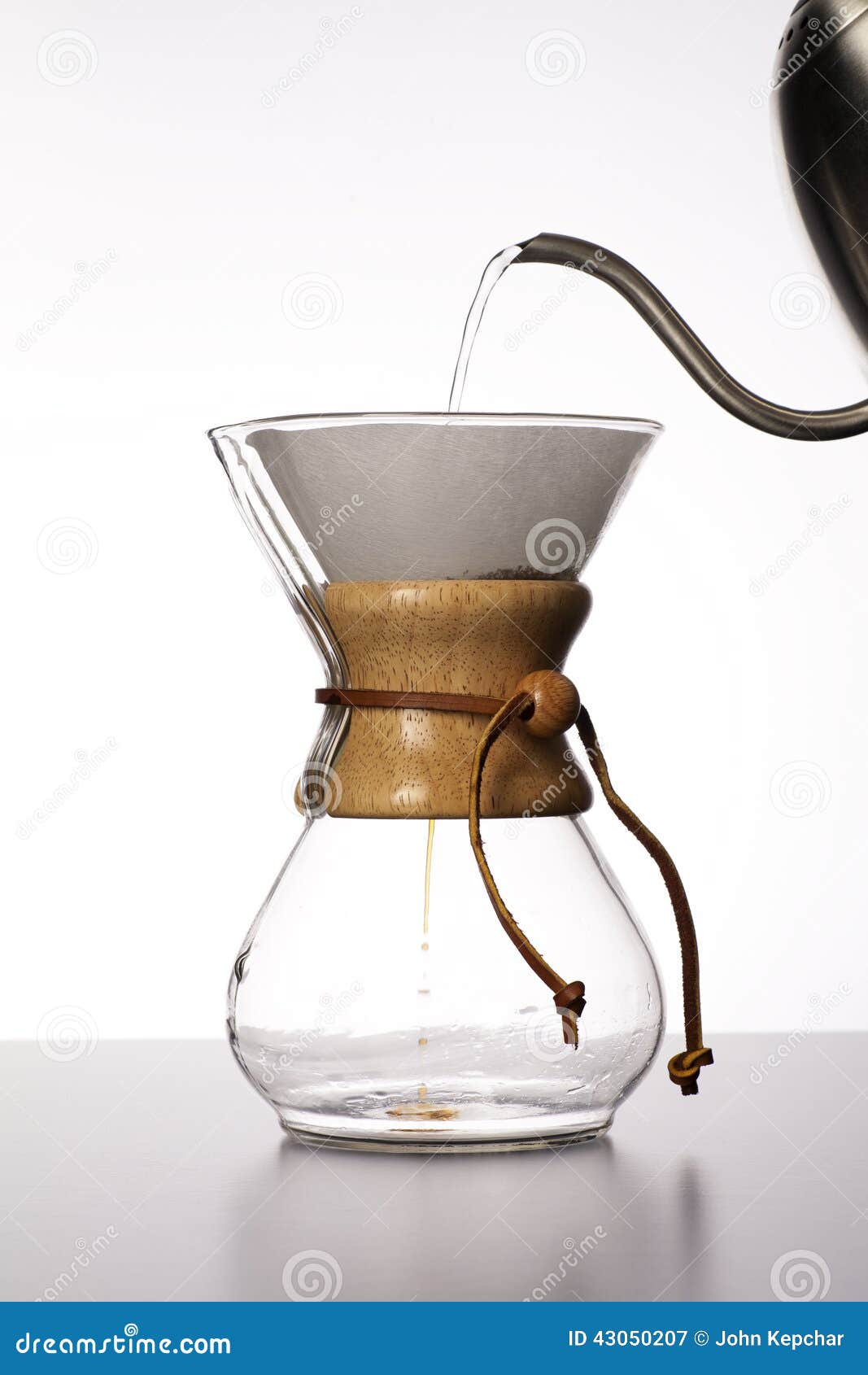 Pour Over Coffee stock image. Image of solid, white, isolated - 43050207