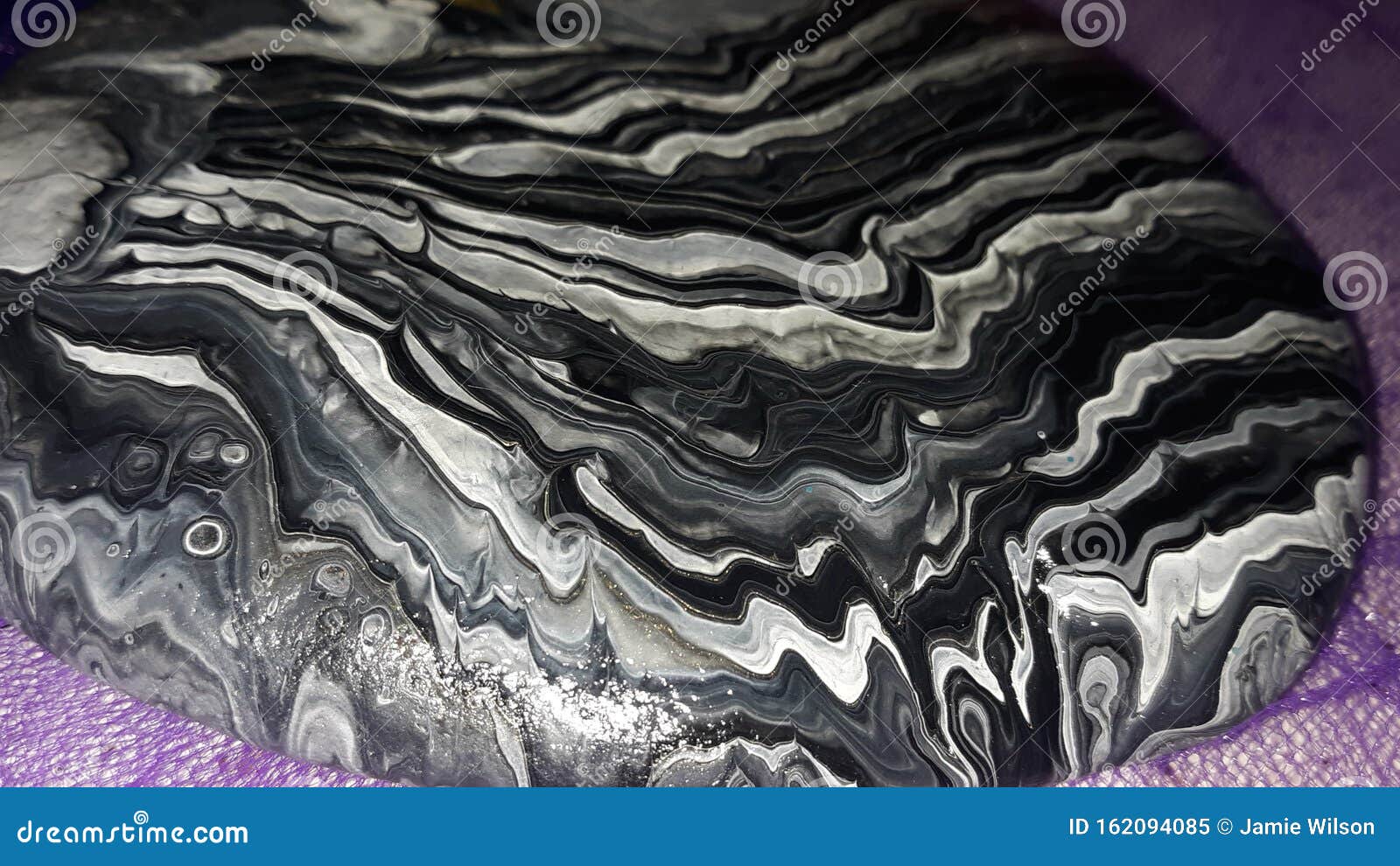 Pour Painted Acrylic River Rock Stock Image - Image of river, rock ...