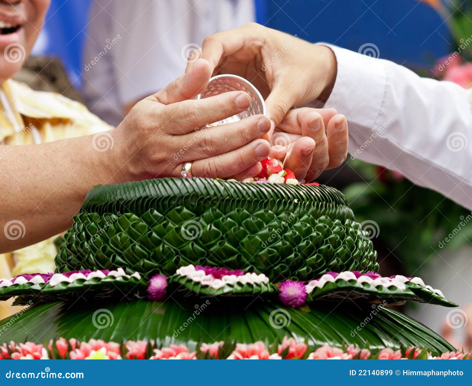 Pour Water on the Hands and Ask for Blessing Stock Image - Image of ...