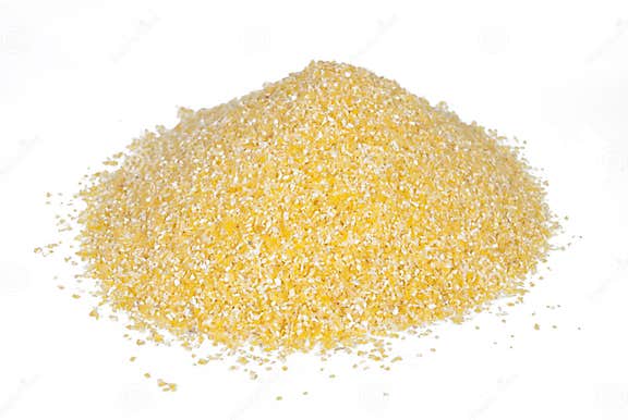 Poured corn groats stock photo. Image of portion, ground - 13763456
