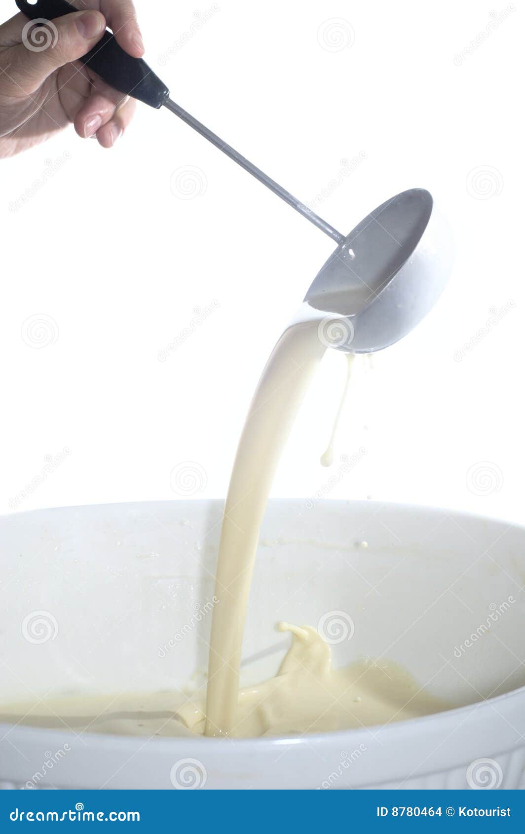 Pouring the batter stock photo. Image of cooking, dessert - 8780464