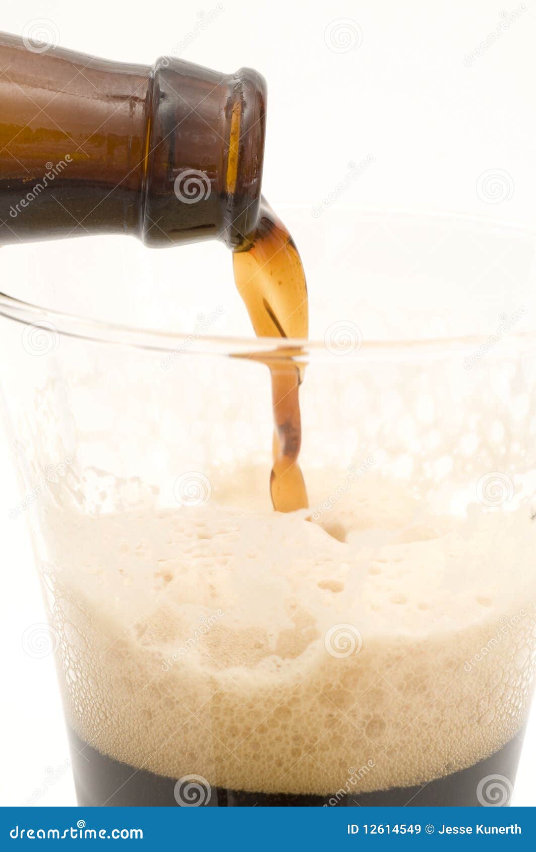 Pouring a Beer stock image. Image of beer, dark, glass - 12614549