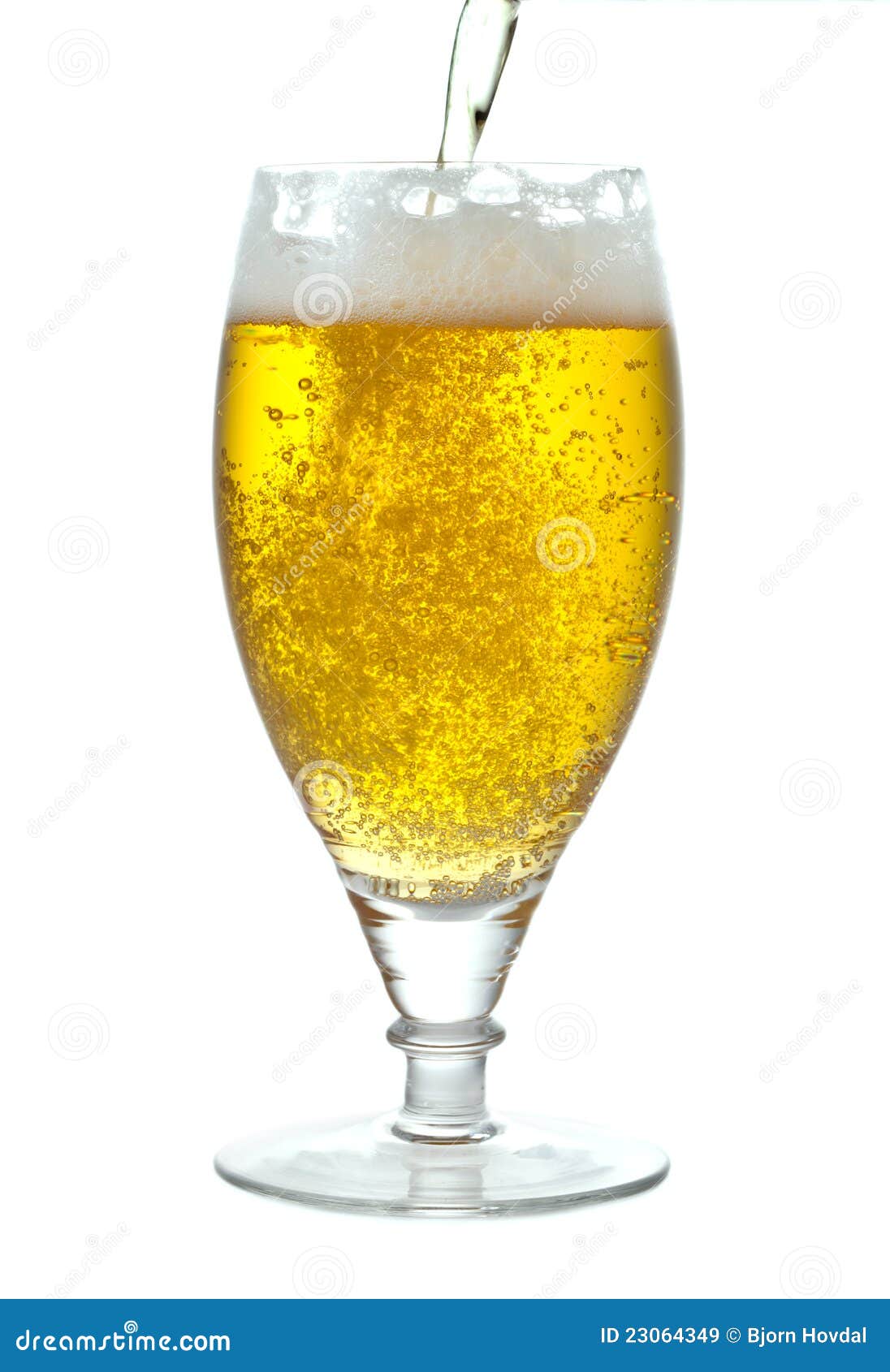 Pouring beer stock image. Image of frosty, lager, glass - 23064349