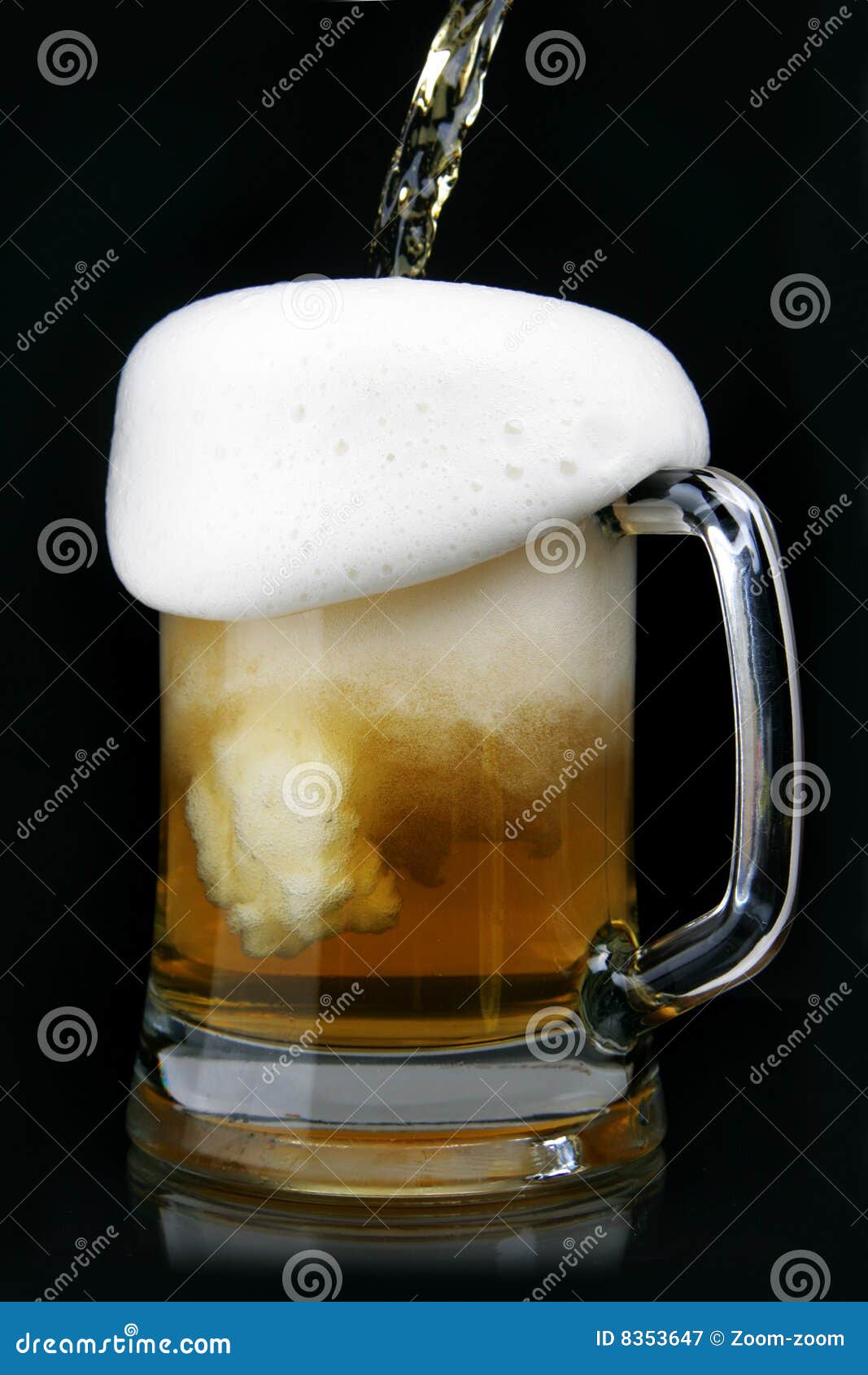 Pouring beer stock image. Image of lager, alcohol, background - 8353647